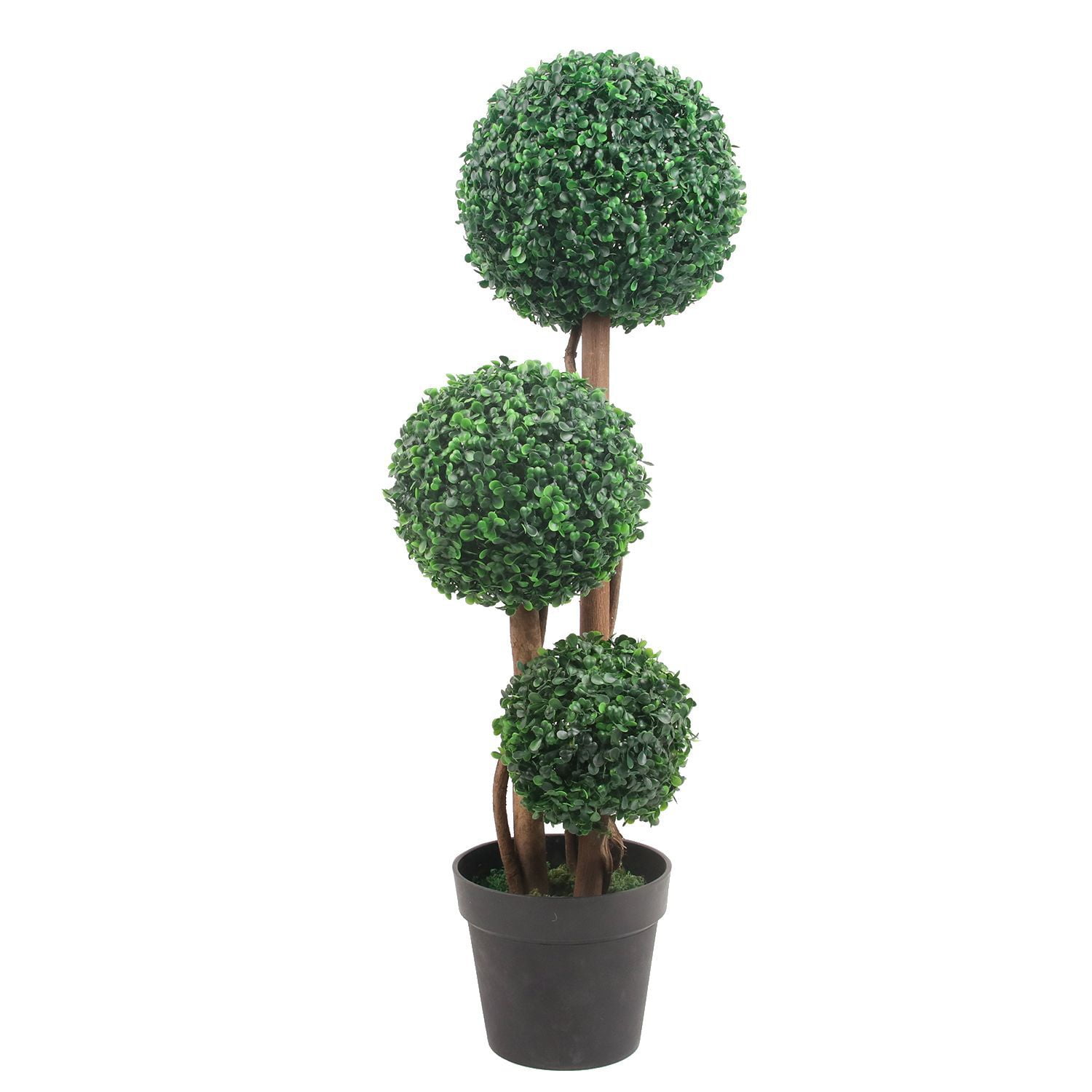 Historyli Go5H Trees Artificial Outdoor,Artificial Triple Ball Boxwood ...
