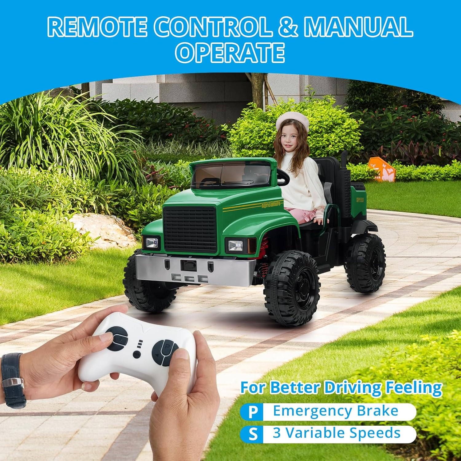 Historyli Powered Ride-Ons, 24V Electric Car,Ride On Car with Remote ...