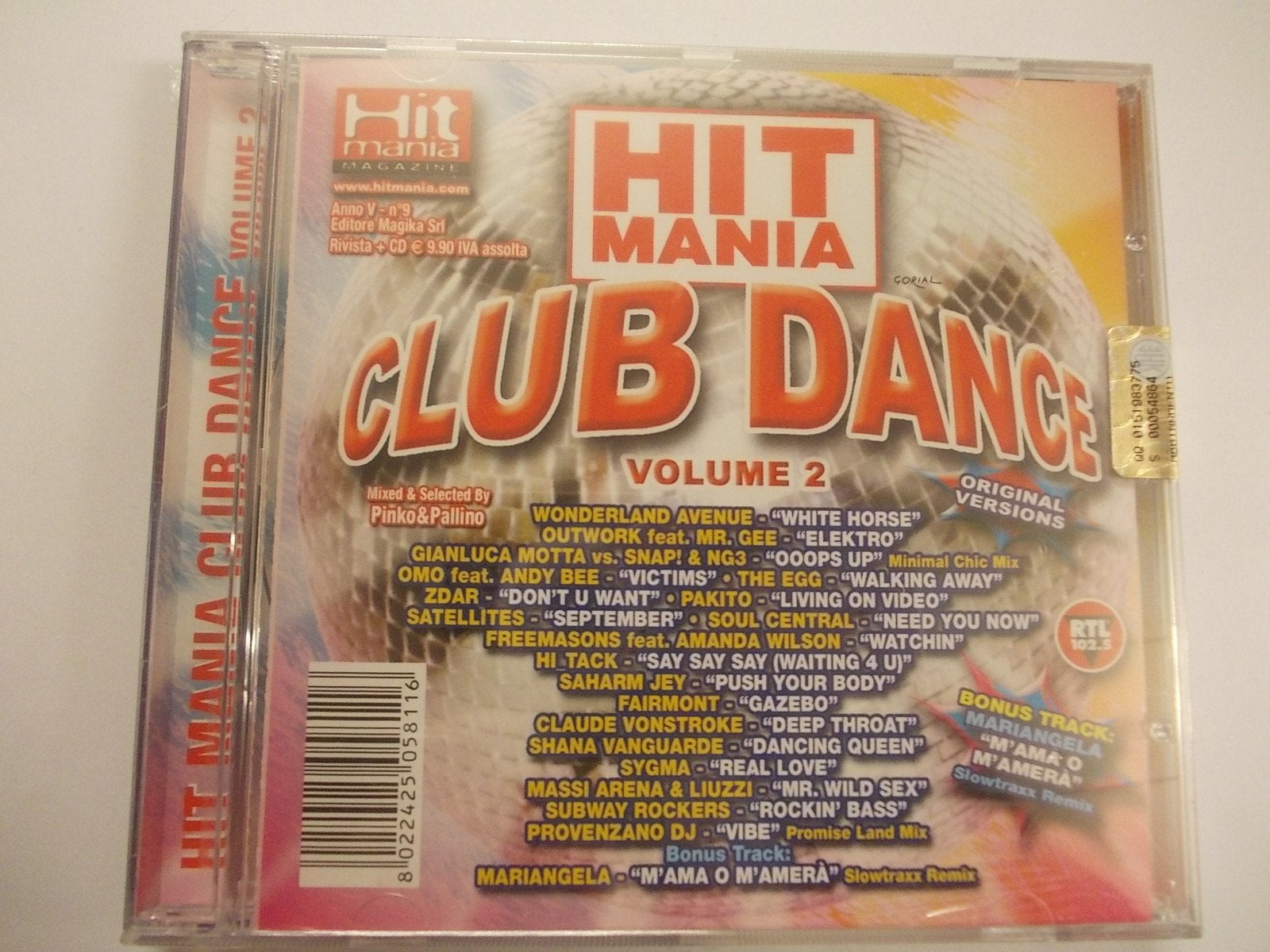 Vari-Hit Mania Club Hit Mania Club Dance 2 Vol. (CD) - Walmart.com