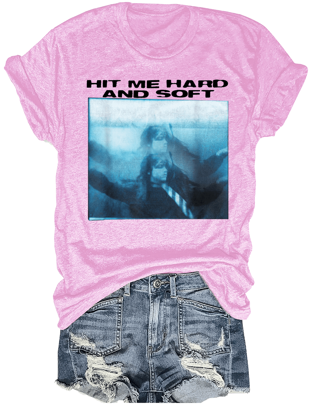 Hit Me Hard And Soft Floating T-Shirt, Hit Me Hard And Soft Shirt, Hit ...