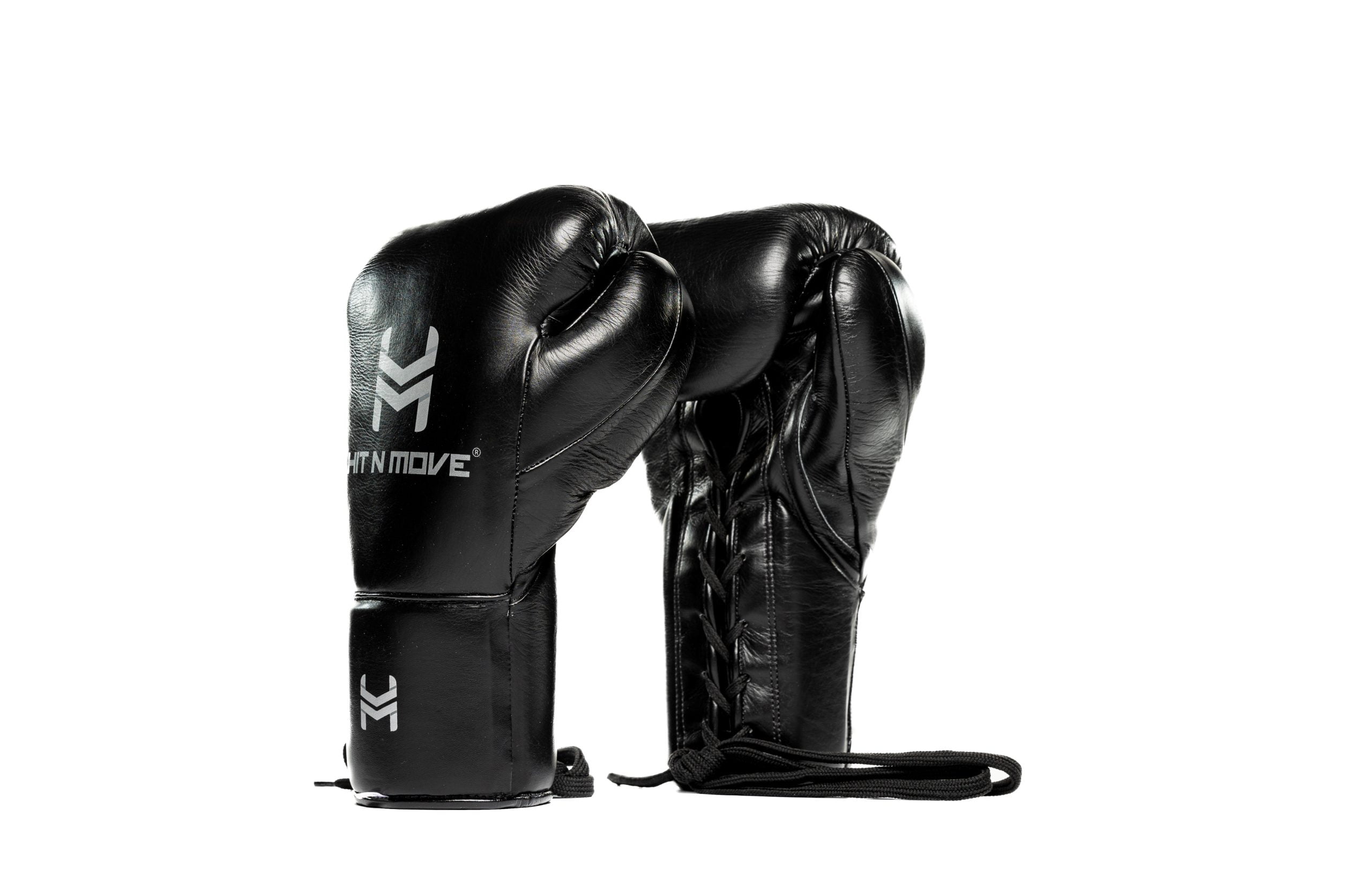 Hit N Move Horse Hair Suvari Boxing Gloves 10oz Black - Lace Up ...