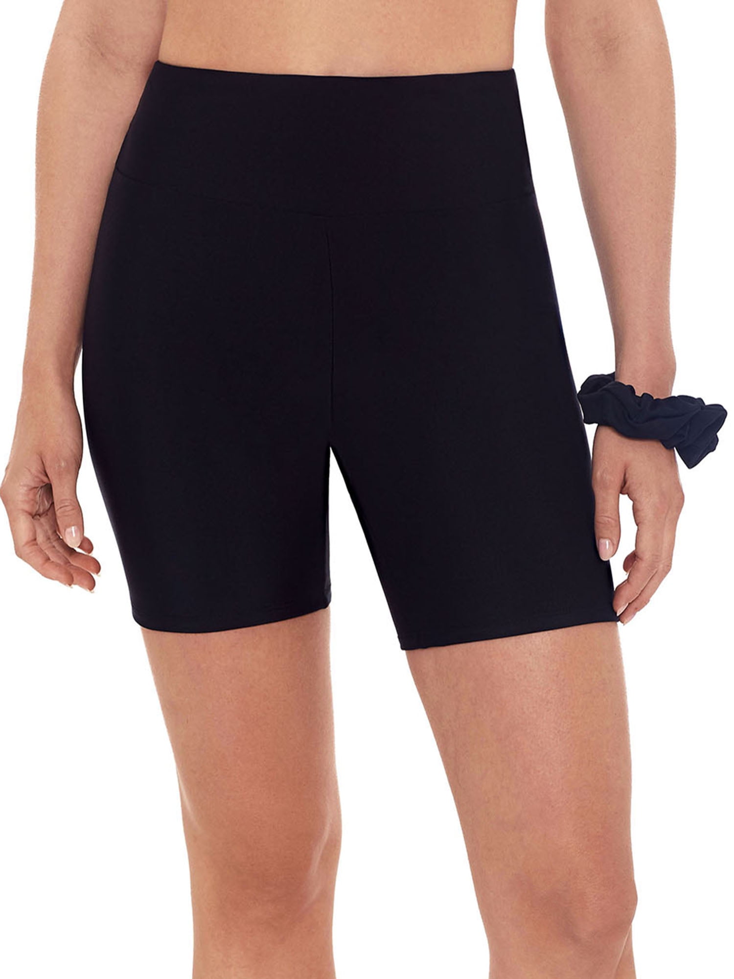 Hit Rewind Junior's Bike Shorts with Scrunchy - Walmart.com