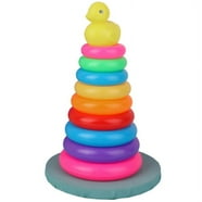 Fisher-Price Rock-a-Stack Ring Stacking Toy for Infants, Made with ...