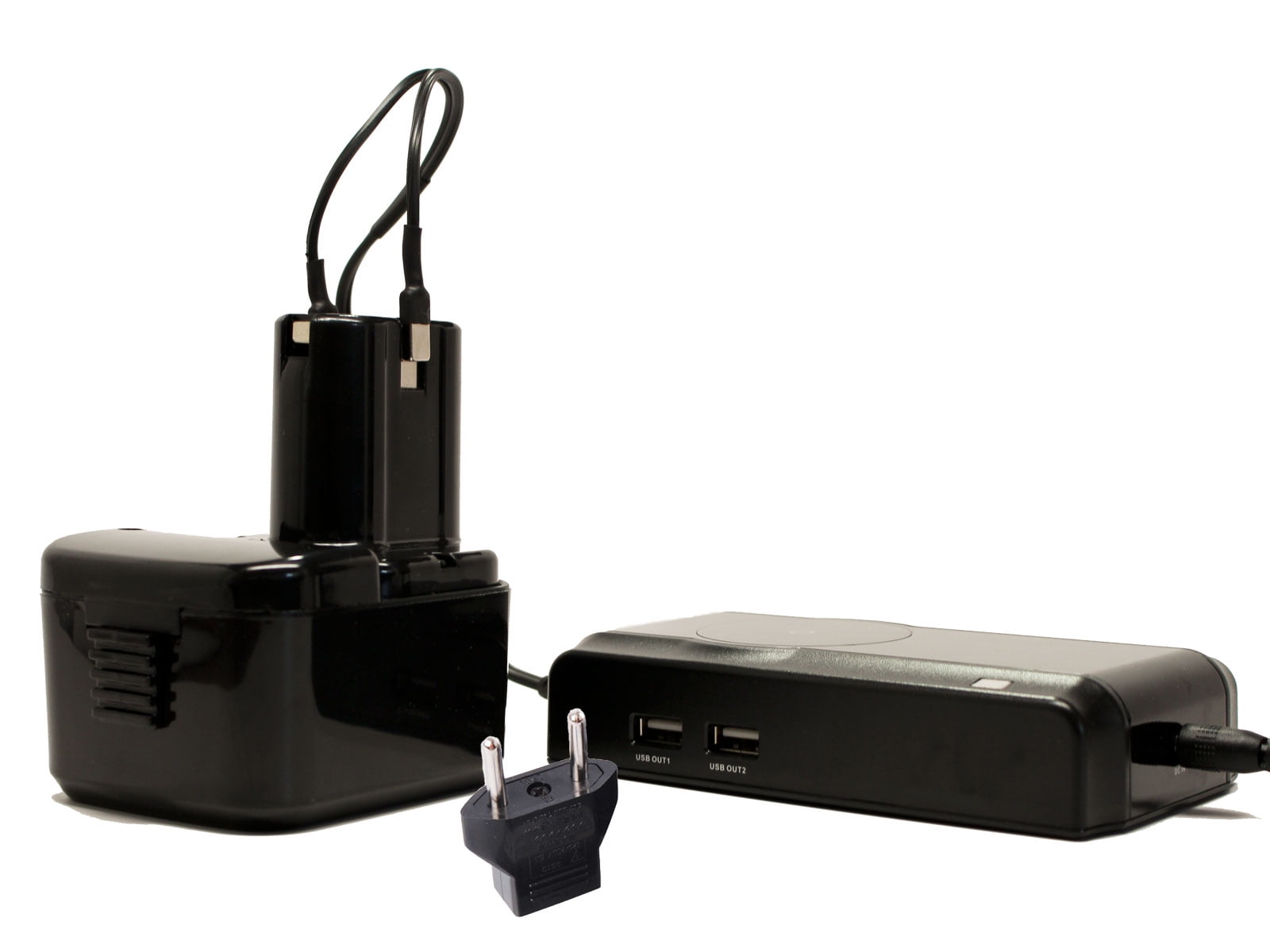 Hitachi 12V Battery + Charger Replacement with EU Adapter - Compatible ...