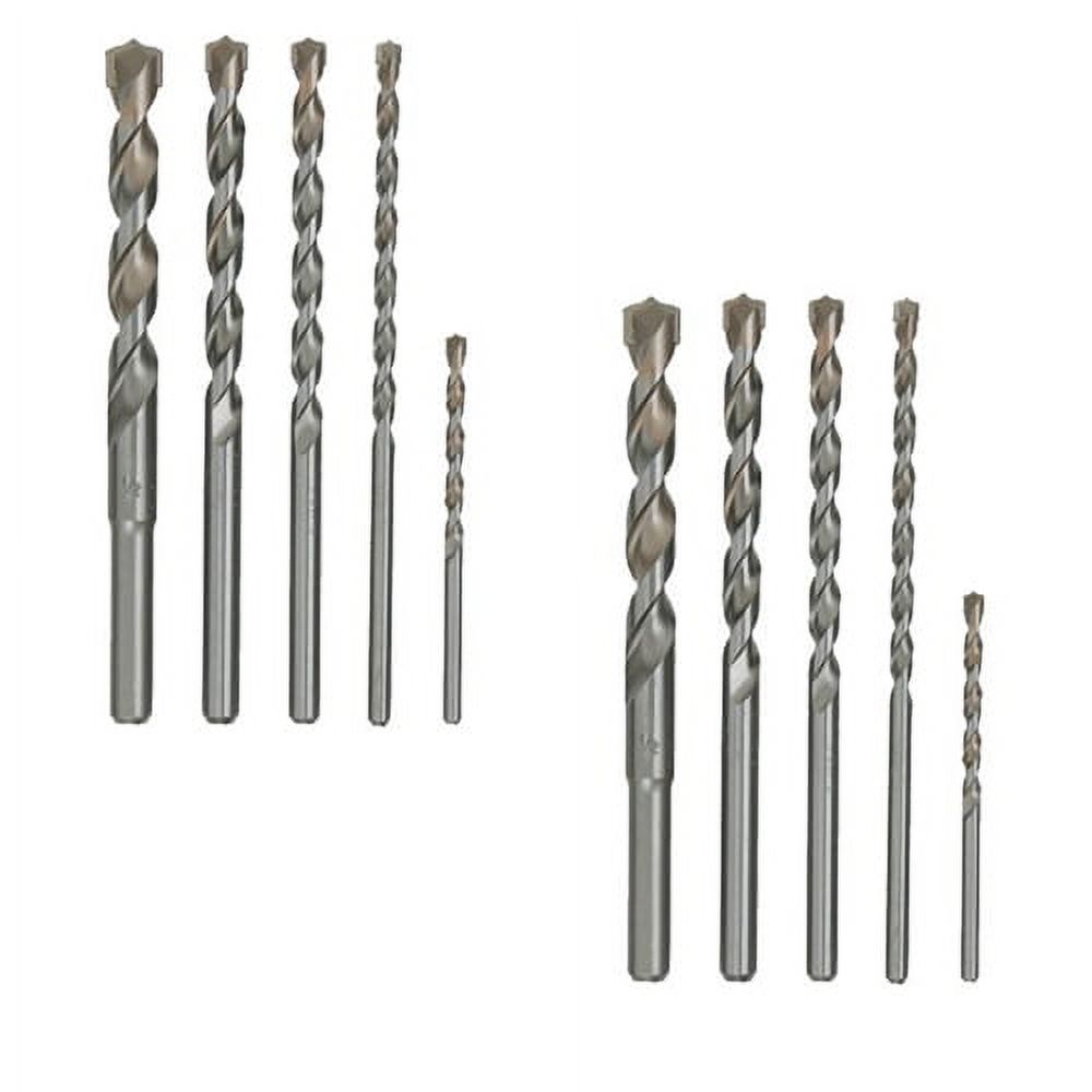 Hitachi 2 Pack of Genuine OEM Concrete Drill Bit Sets (10 Piece ...