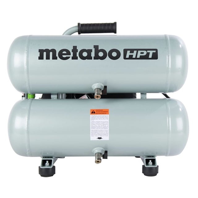 Hitachi Portable 4 Gallon Twin Stack Air Compressor with Tank - Walmart.com