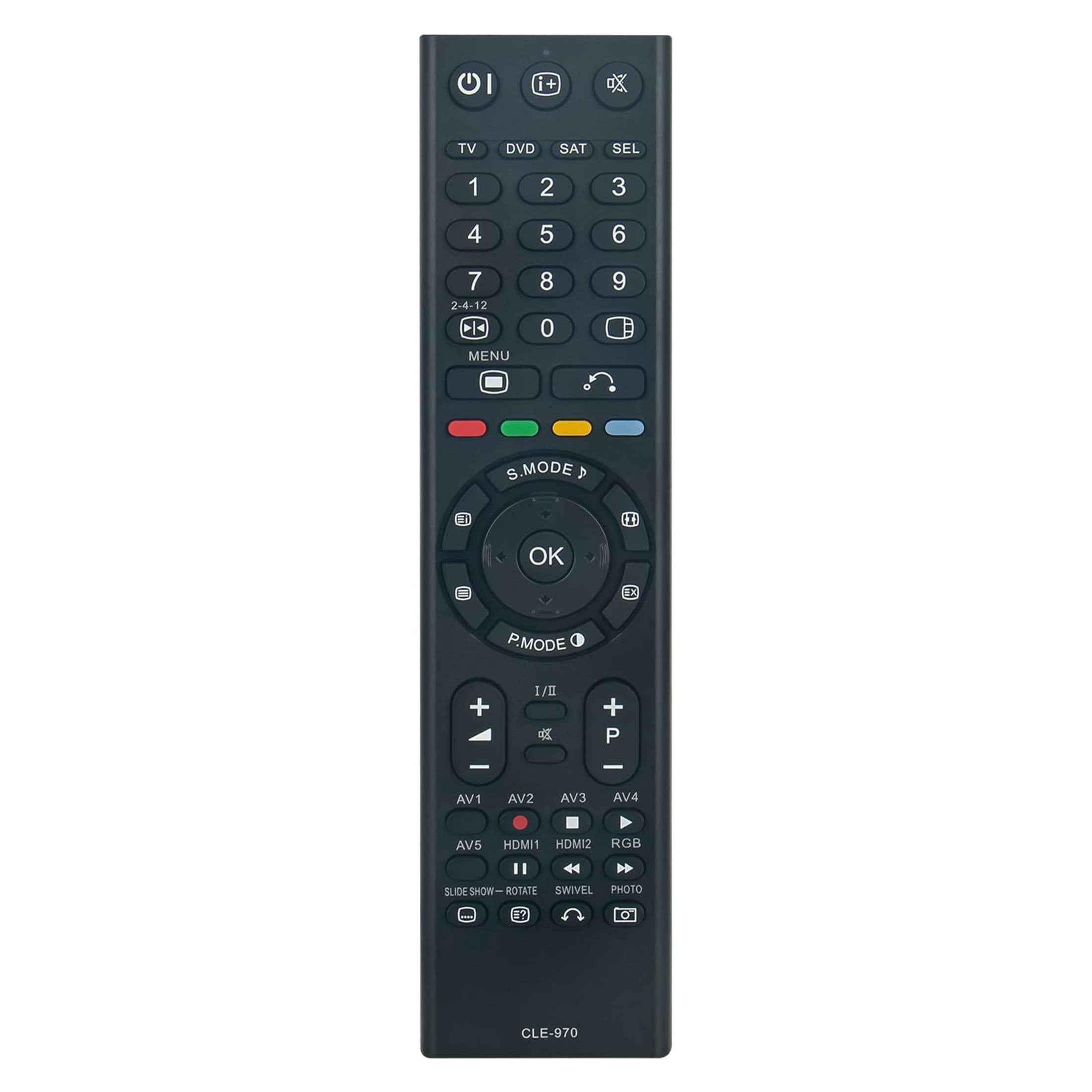 Hitachi Plasma HDTV Remote Control Replacement CLE-970 - Walmart.com