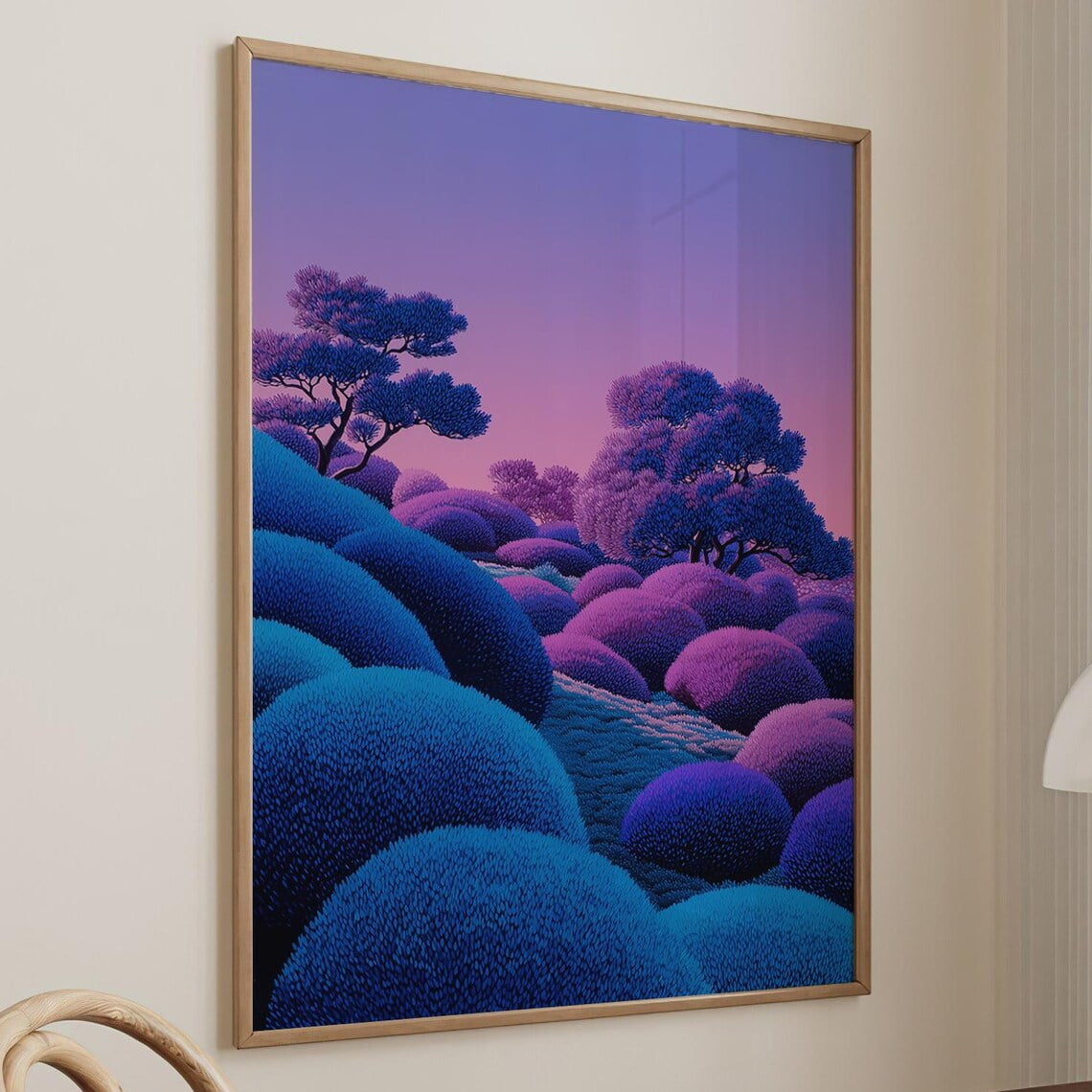 Hitachi Seaside Park Ibaraki Japan Landscape Painting Vacation Print ...