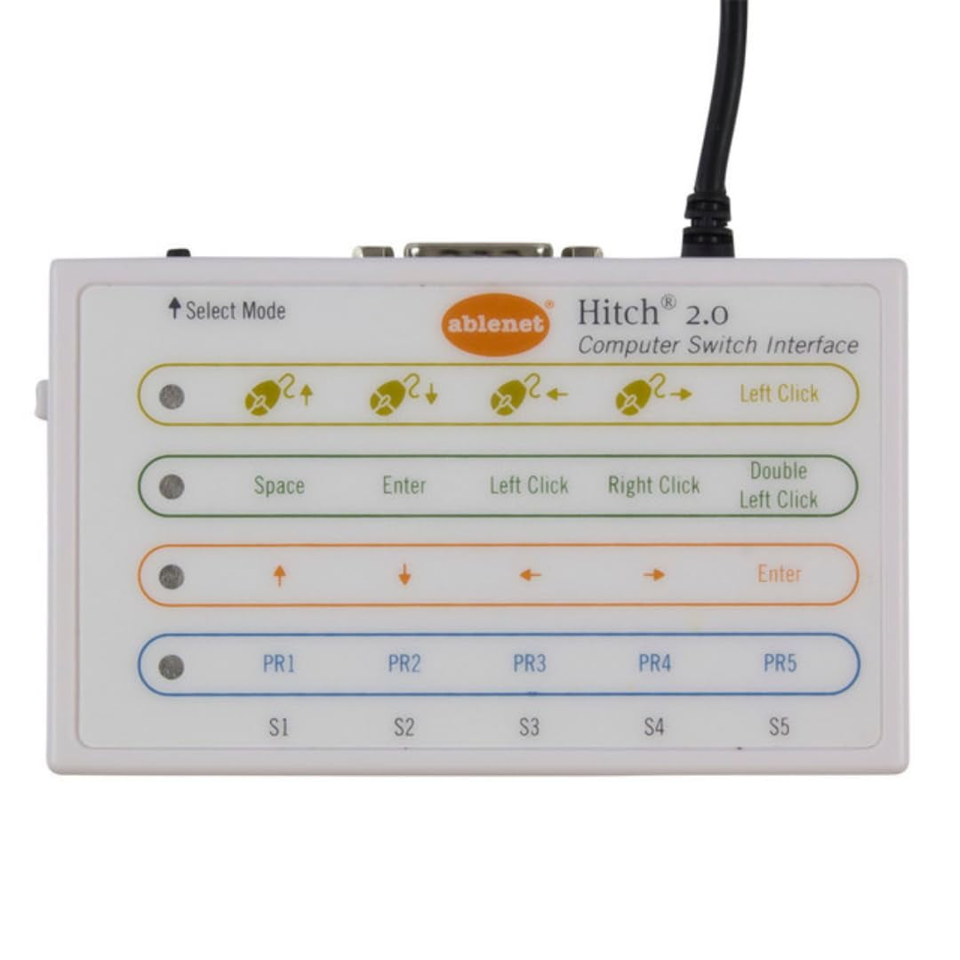 AbleNet Hitch 2.0 Plug-and-Play USB Computer Switch Interface, 1 pack ...
