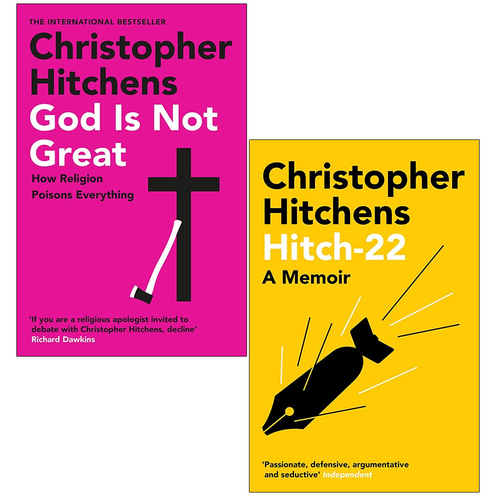 Hitch 22 & God Is Not Great By Christopher Hitchens 2 Books Collection ...