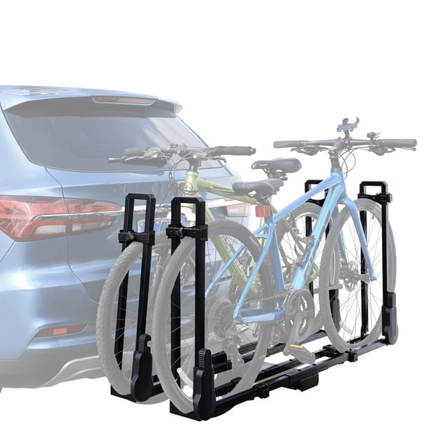 Hitch Bike Rack 2-Bike Folding Hitch Mount Rack (2-Inch Receiver) Bike ...