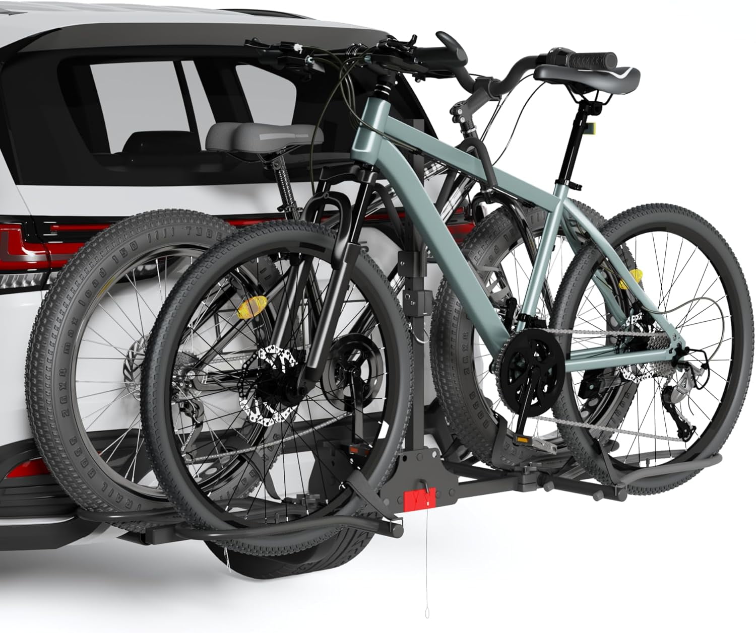 Hitch Bike Rack,Wobble Free Smart Tilting Folding Bicycle Car Racks for ...