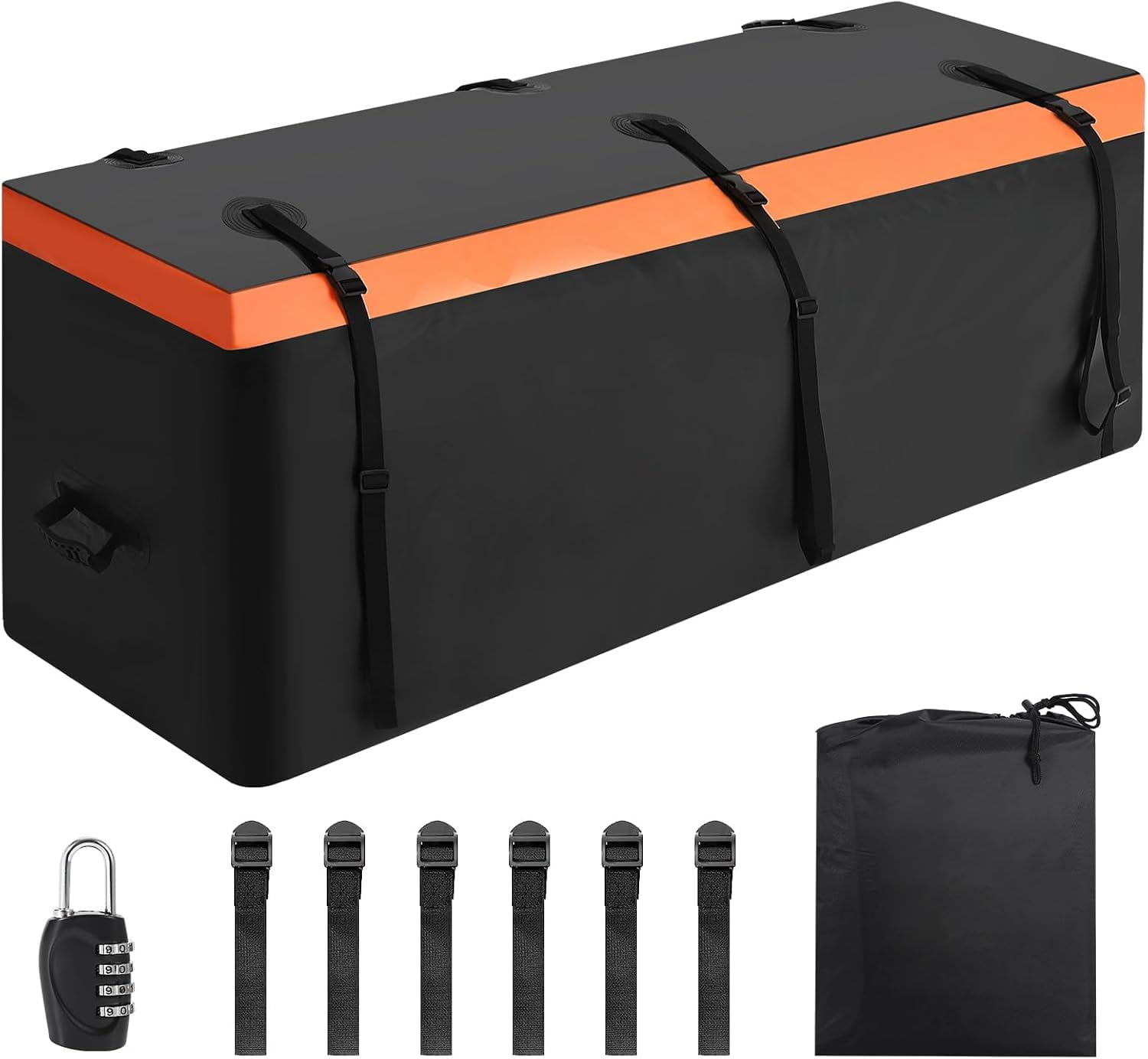 Hitch Cargo Carrier Bag 21 Cu Ft, Heavy Duty Waterproof Cargo Traveling ...