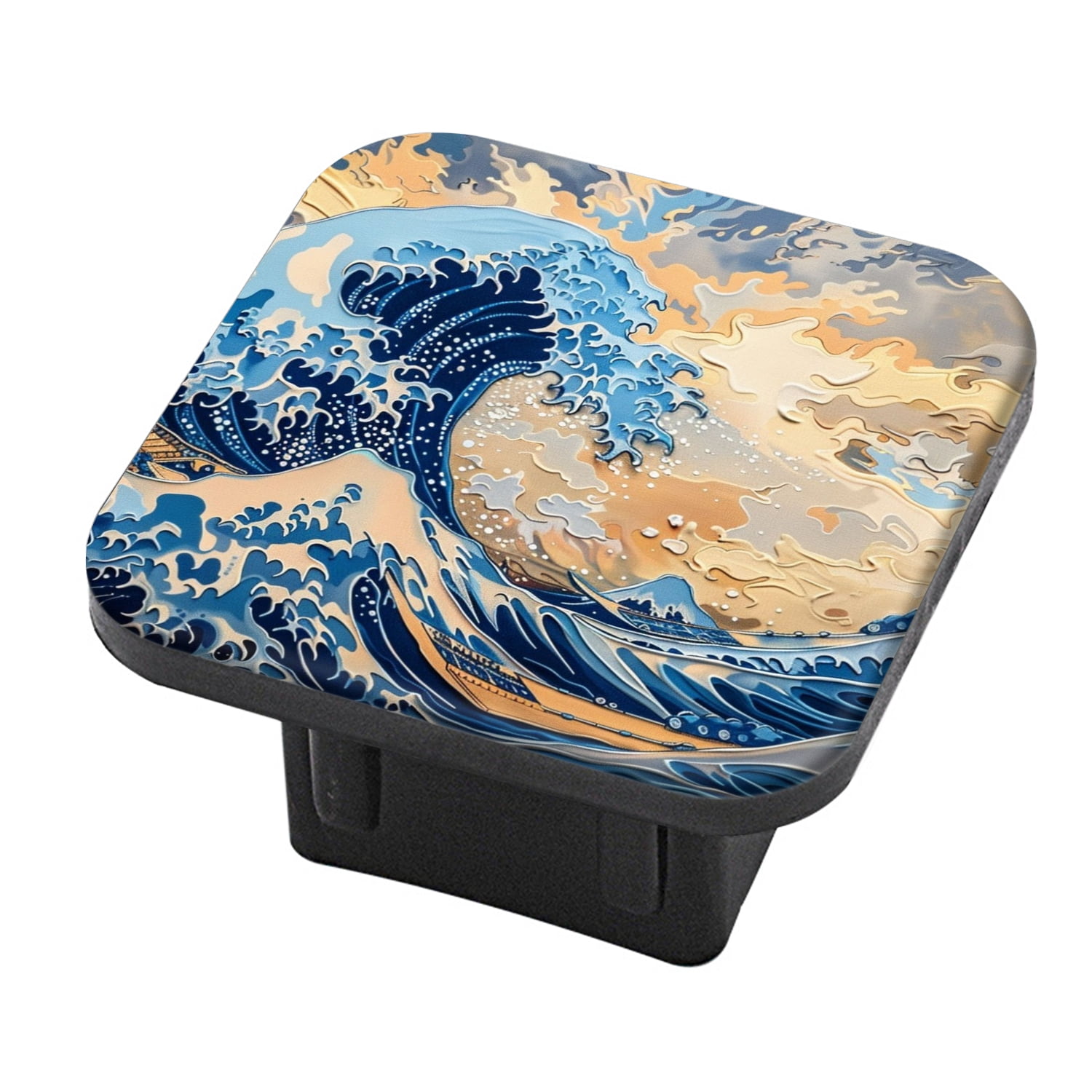 Hitch Cover Fits For 2-Inch Hitch,A Striking Oil Painting Of A Surging ...
