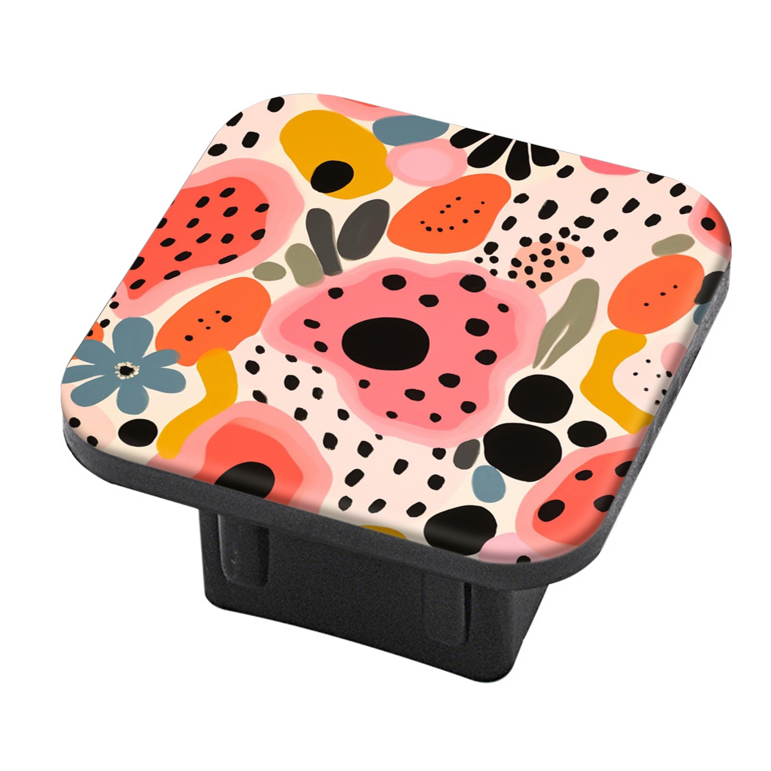 Hitch Cover Fits For 2-Inch Hitch,Abstract Pattern With Bold Shapes And ...