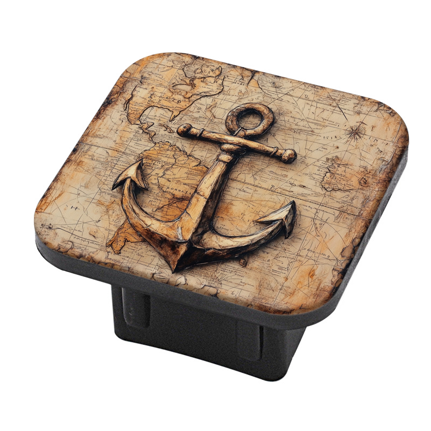 Hitch Cover Fits For 2-Inch Hitch,Anchor On A Worn - Out World ...