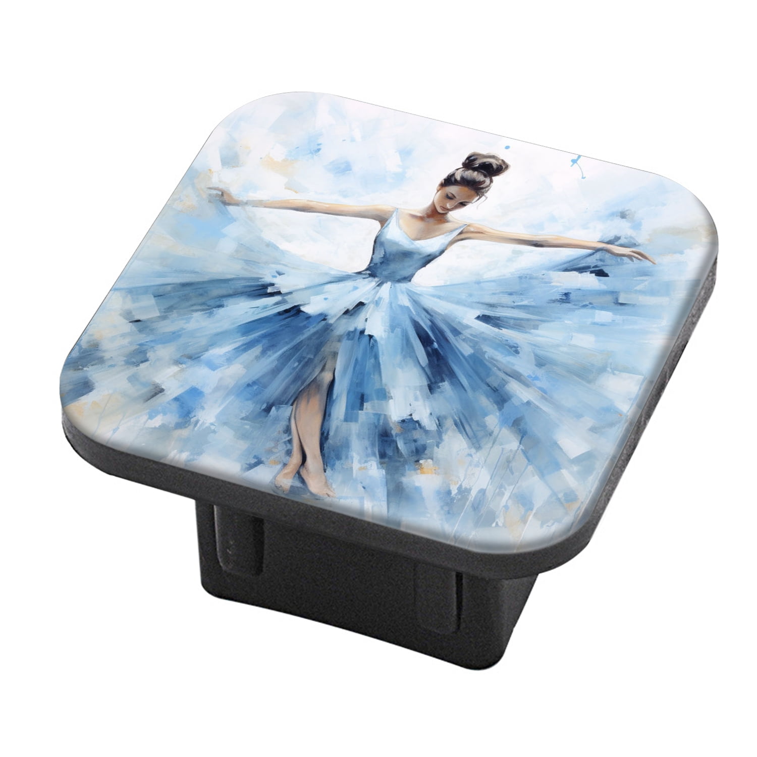 Hitch Cover Fits For 2-Inch Hitch,Beautiful Ballerina In Blue Dress ...