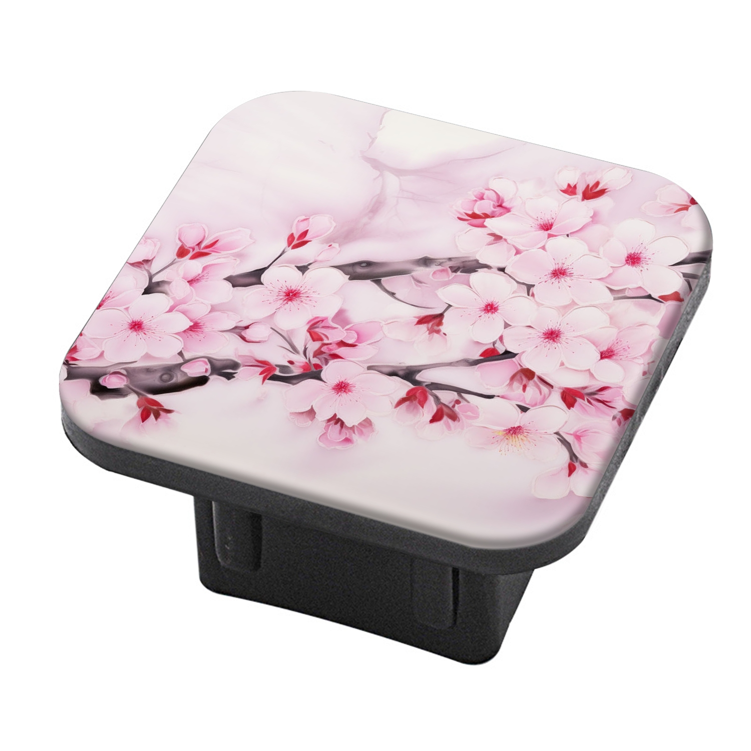 Hitch Cover Fits For 2-Inch Hitch,Beautiful Painting Of Cherry Blossoms ...