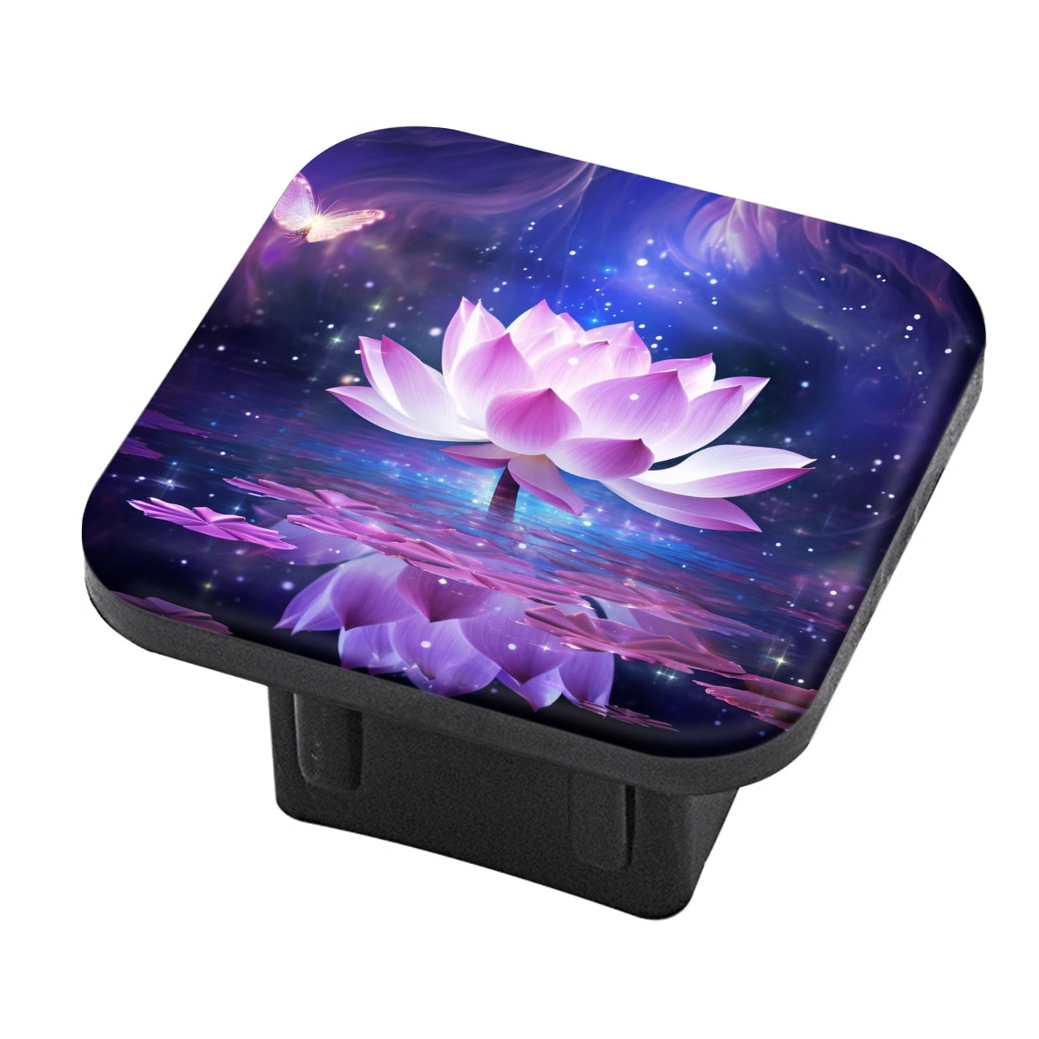 Hitch Cover Fits For 2-Inch Hitch,Beautiful Purple Lotus Flower ...