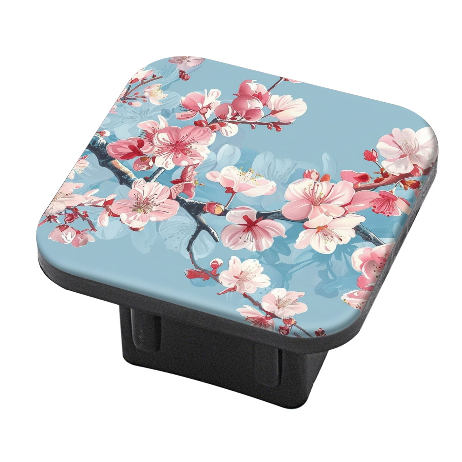 Hitch Cover Fits For 2-Inch Hitch,Branch Of Pink Sakura In Full ...