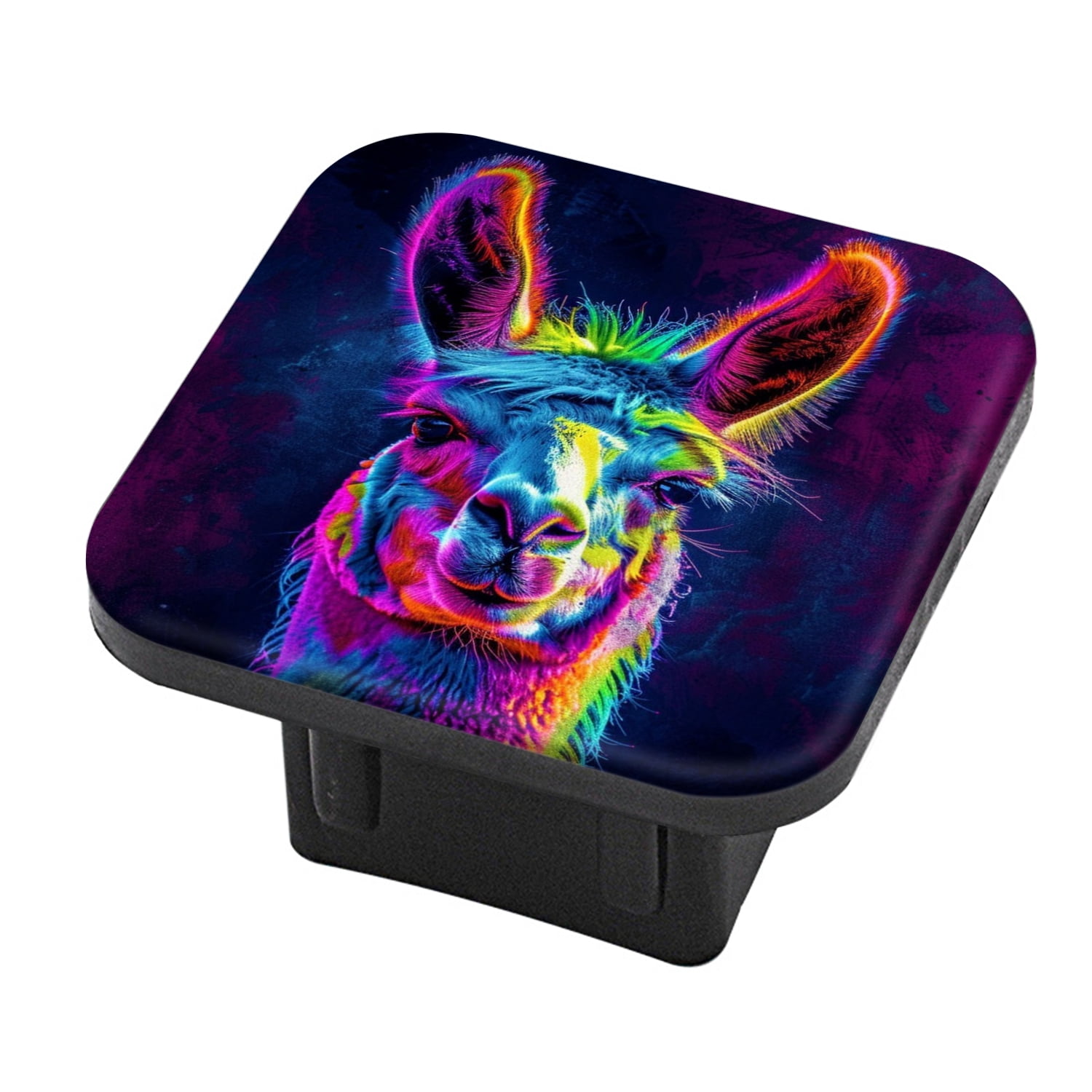 Hitch Cover Fits For 2-Inch Hitch,Colorful Alpaca Illustration With ...