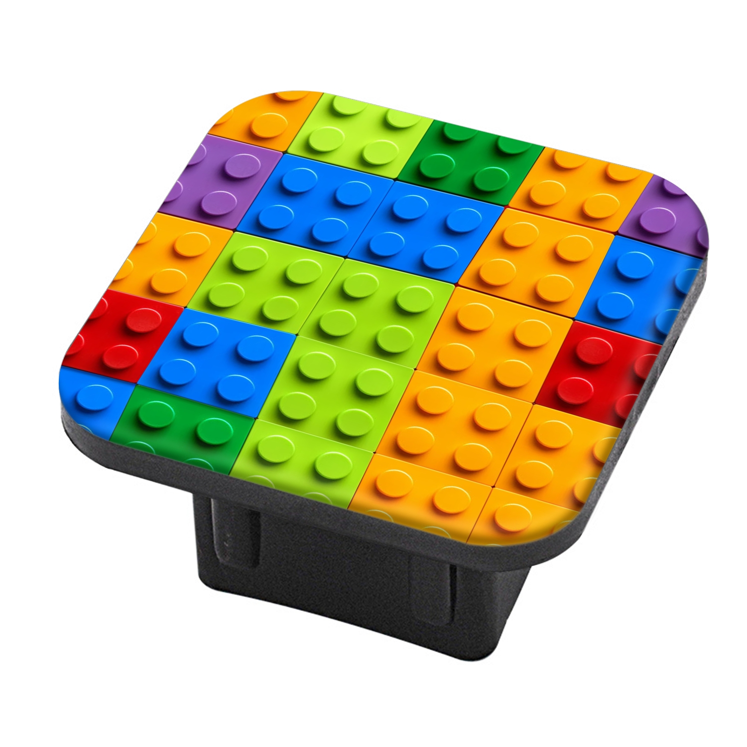 Hitch Cover Fits For 2-Inch Hitch,Colorful Blocks Drawingrubber Trailer ...
