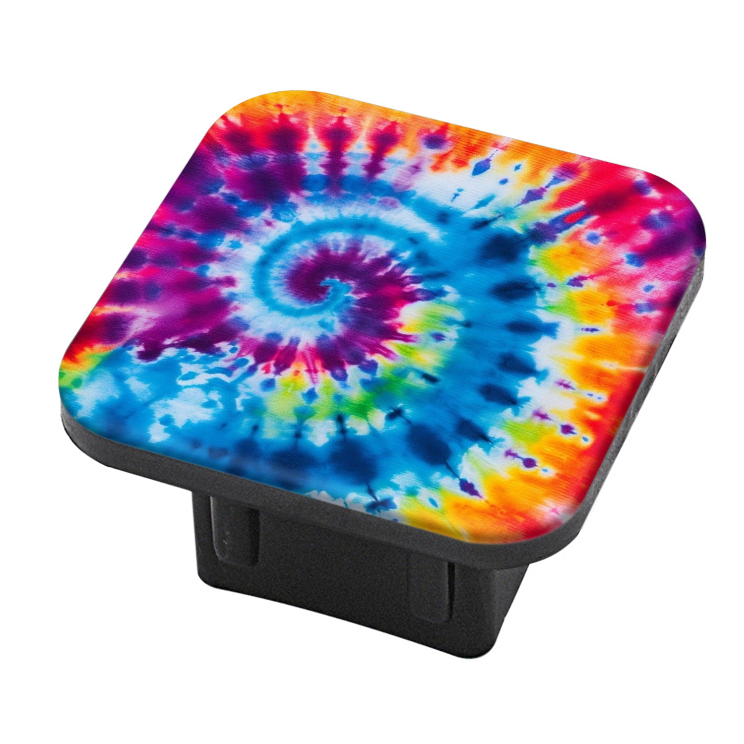 Hitch Cover Fits For 2-Inch Hitch,Colorful Tie - Dye Pattern With ...
