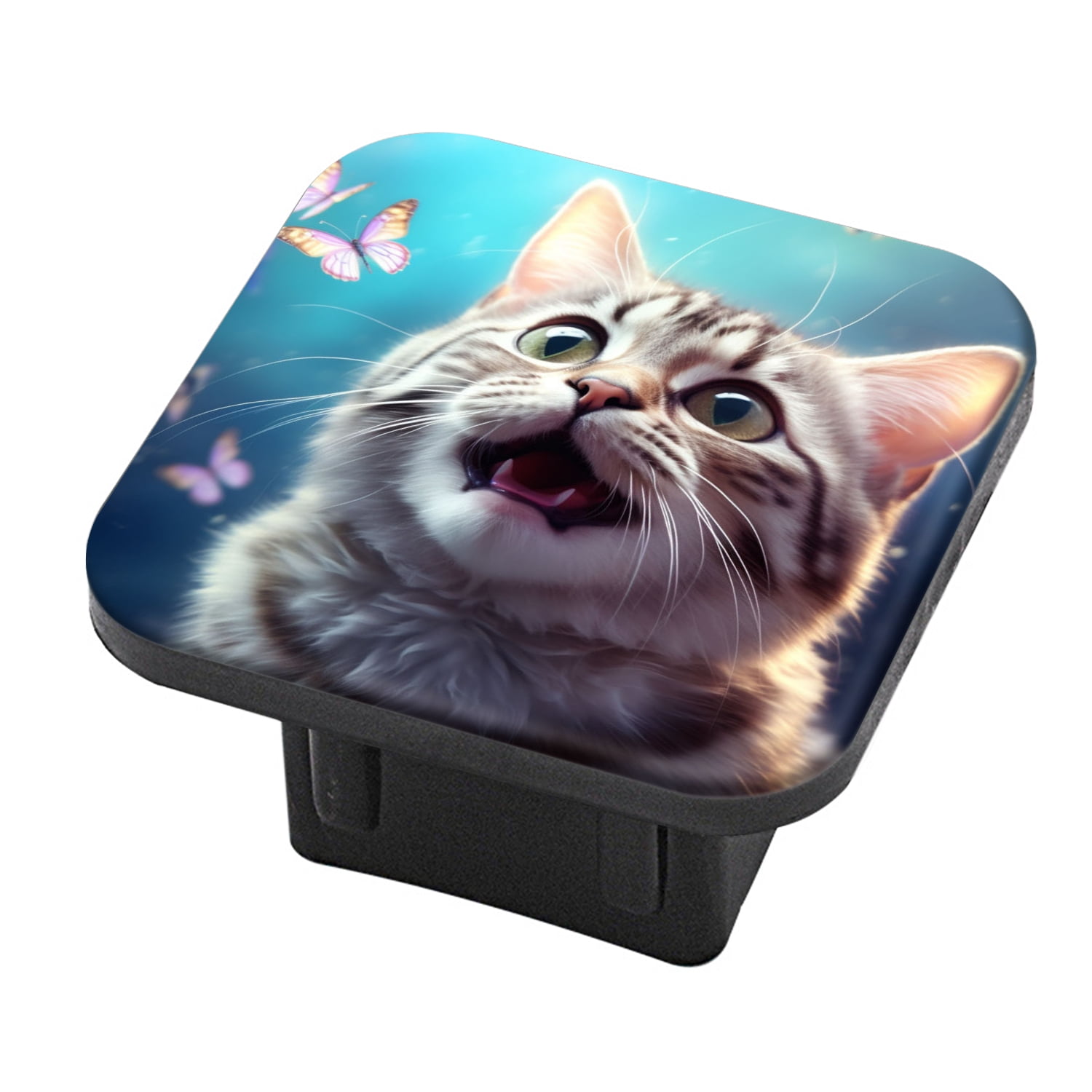 Hitch Cover Fits For 2-Inch Hitch,Cute American Shorthair Catrubber ...