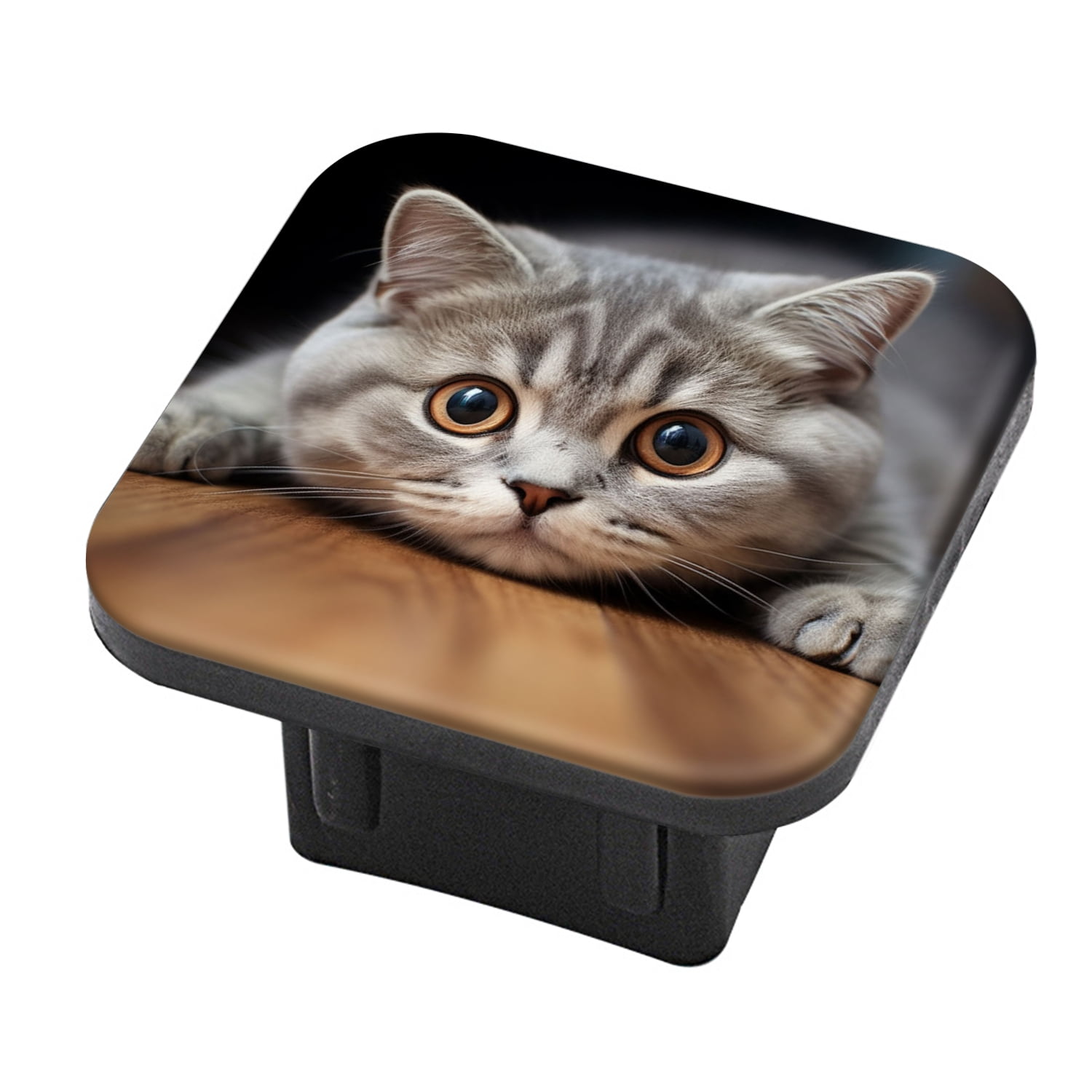 Hitch Cover Fits For 2-Inch Hitch,Cute British Shorthair Cat Lying On ...