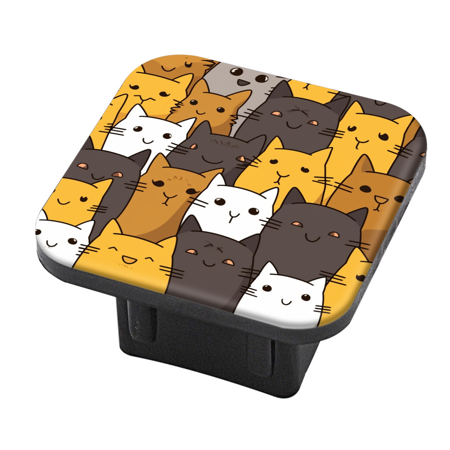 Hitch Cover Fits For 2-Inch Hitch,Cute Cartoon Illustration Of Group Of ...