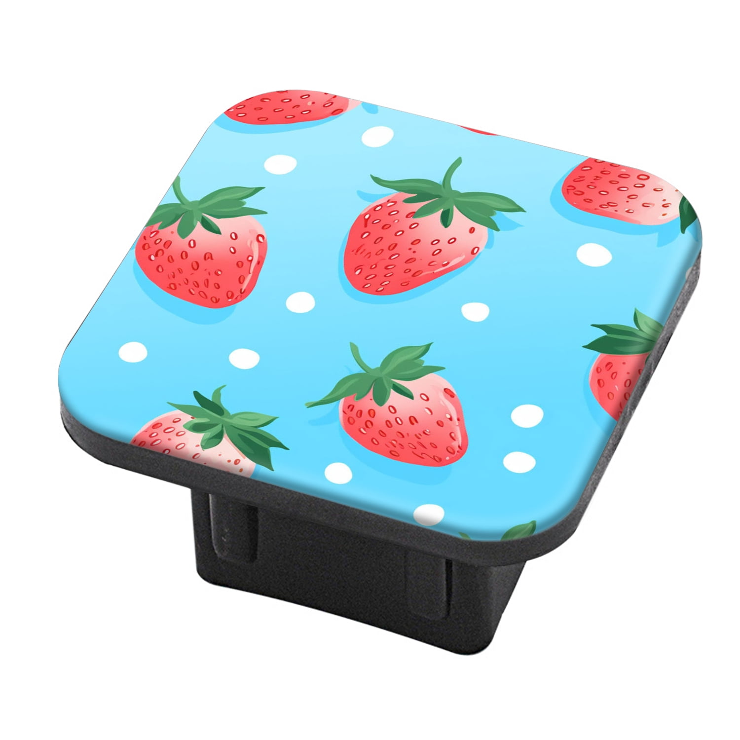 Hitch Cover Fits For 2-Inch Hitch,Cute Cartoon Strawberry Pattern On ...
