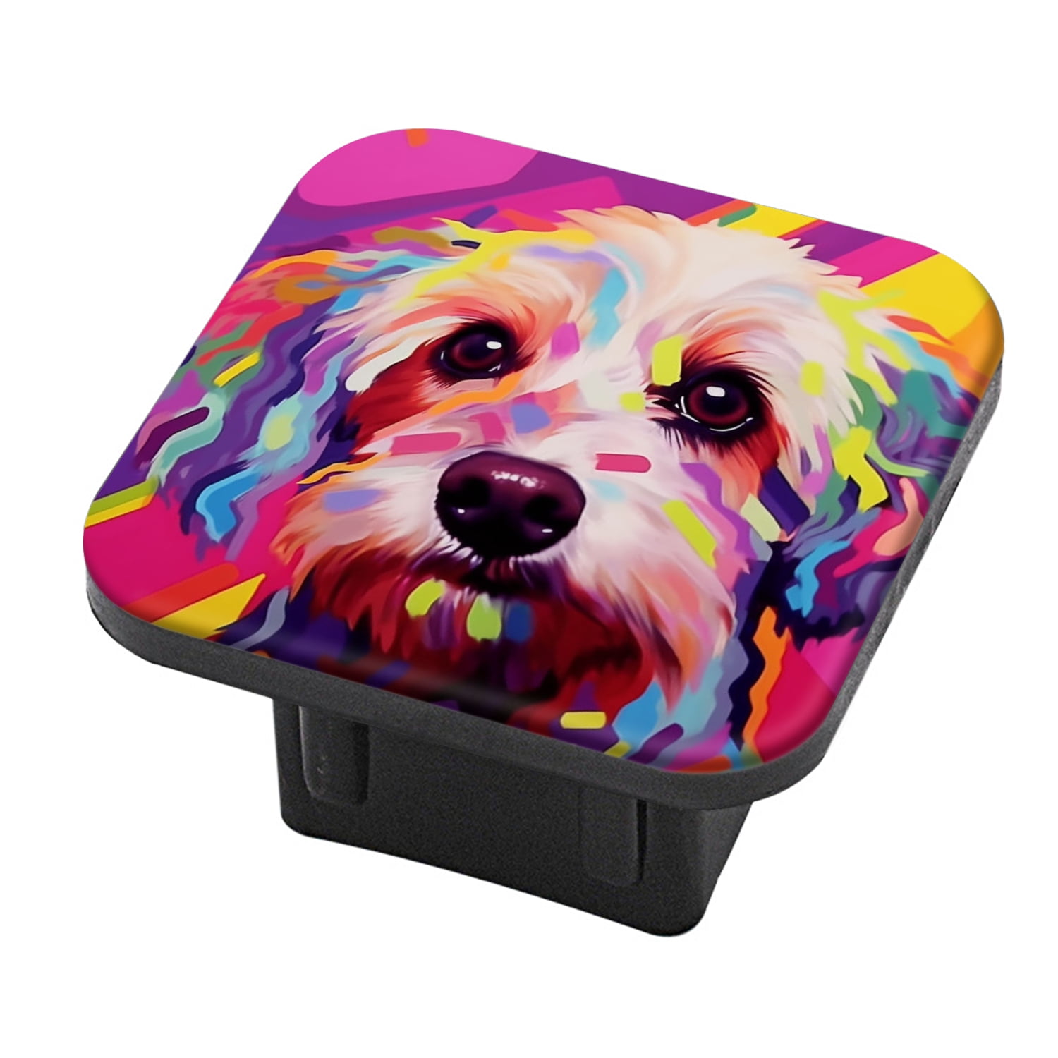 Hitch Cover Fits For 2-Inch Hitch,Cute And Colorful Cartoon Dog ...