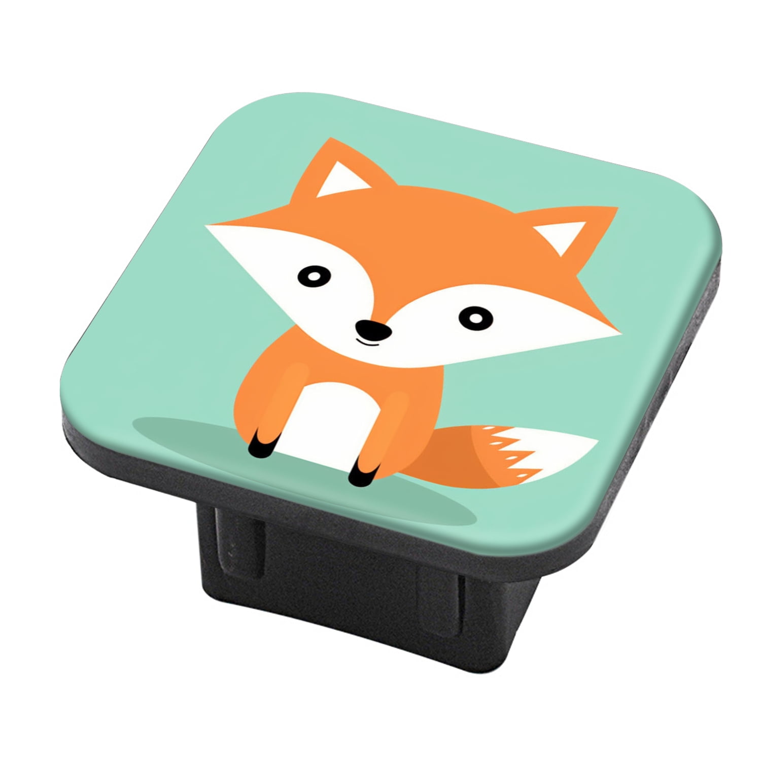 Hitch Cover Fits For 2-Inch Hitch,Cute Flat Vector Fox Character ...