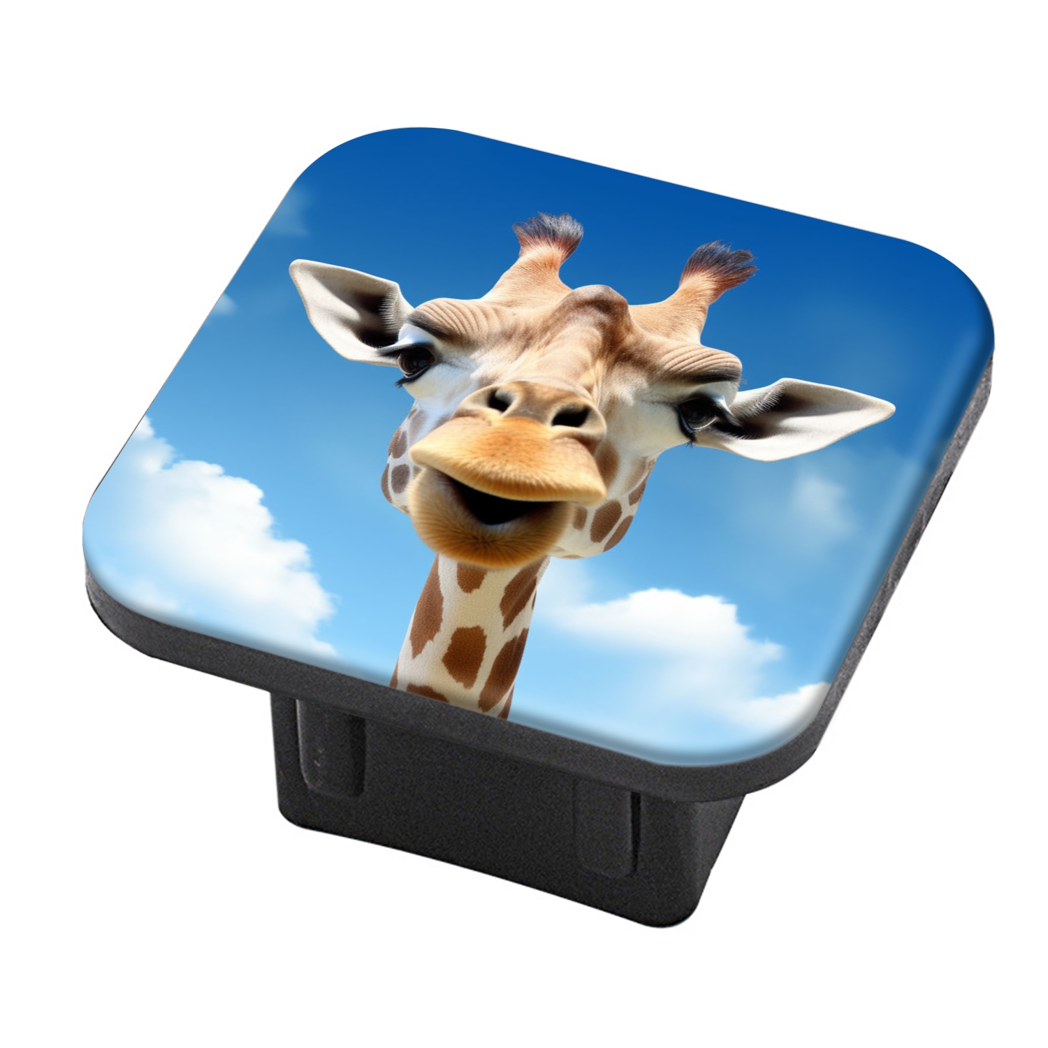 Hitch Cover Fits For 2-Inch Hitch,Cute Giraffe With Big Eyes And Long ...