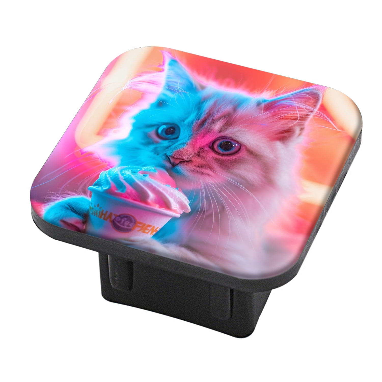 Hitch Cover Fits For 2-Inch Hitch,Cute White And Blue Ragdoll Cat ...
