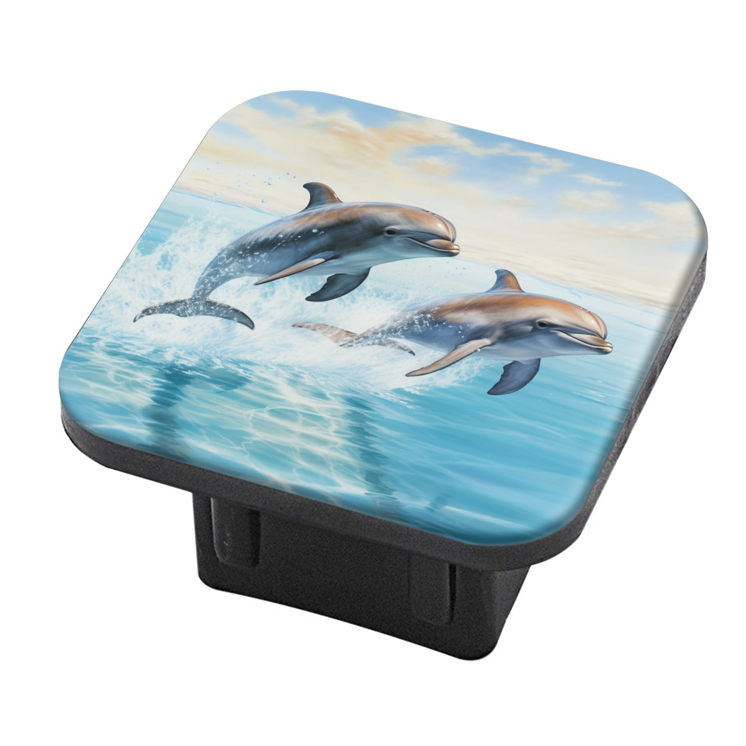 Hitch Cover Fits For 2-Inch Hitch,Dolphins Jumping Out Of The Water ...