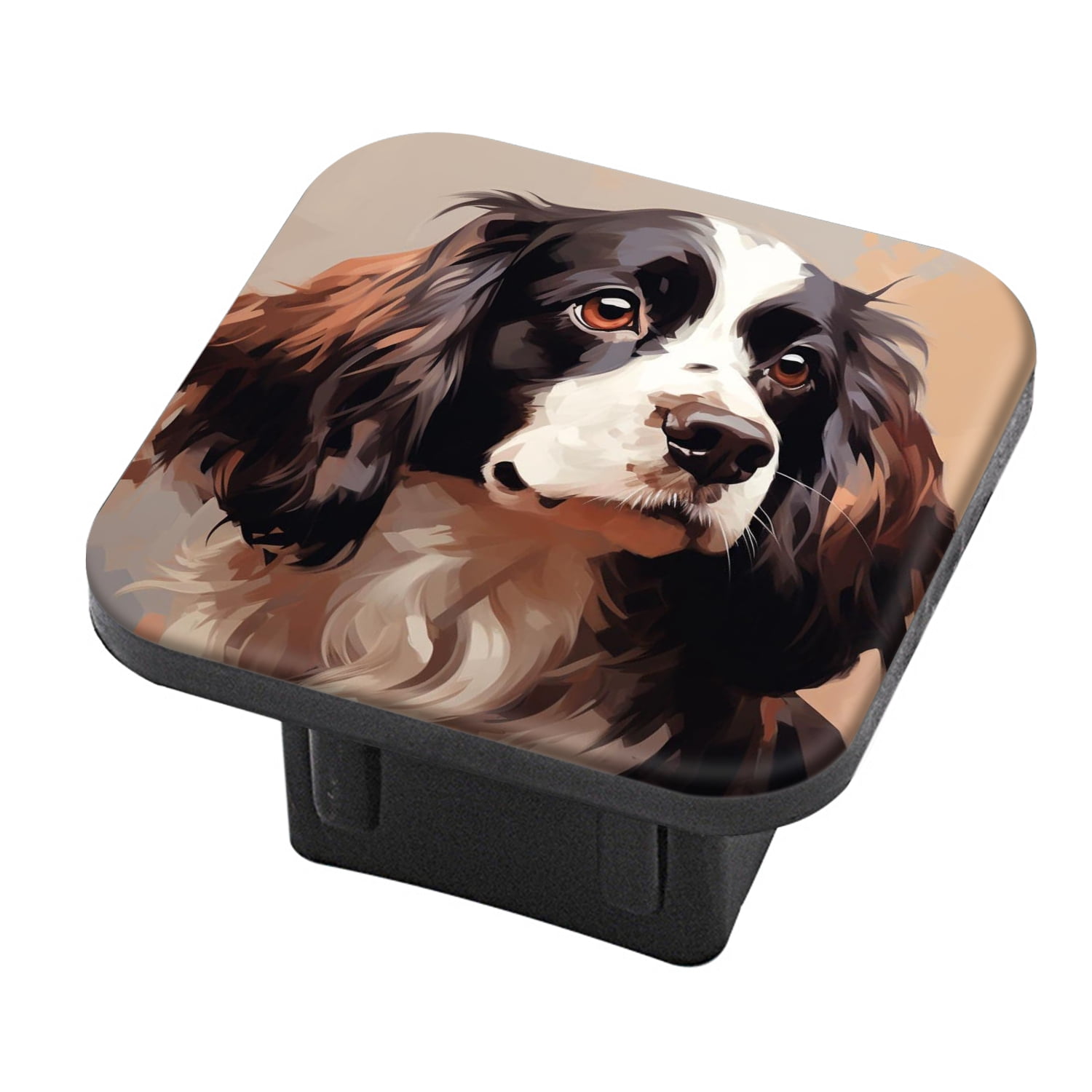 Hitch Cover Fits For 2-Inch Hitch,English Springer Spaniel Cute Vector ...