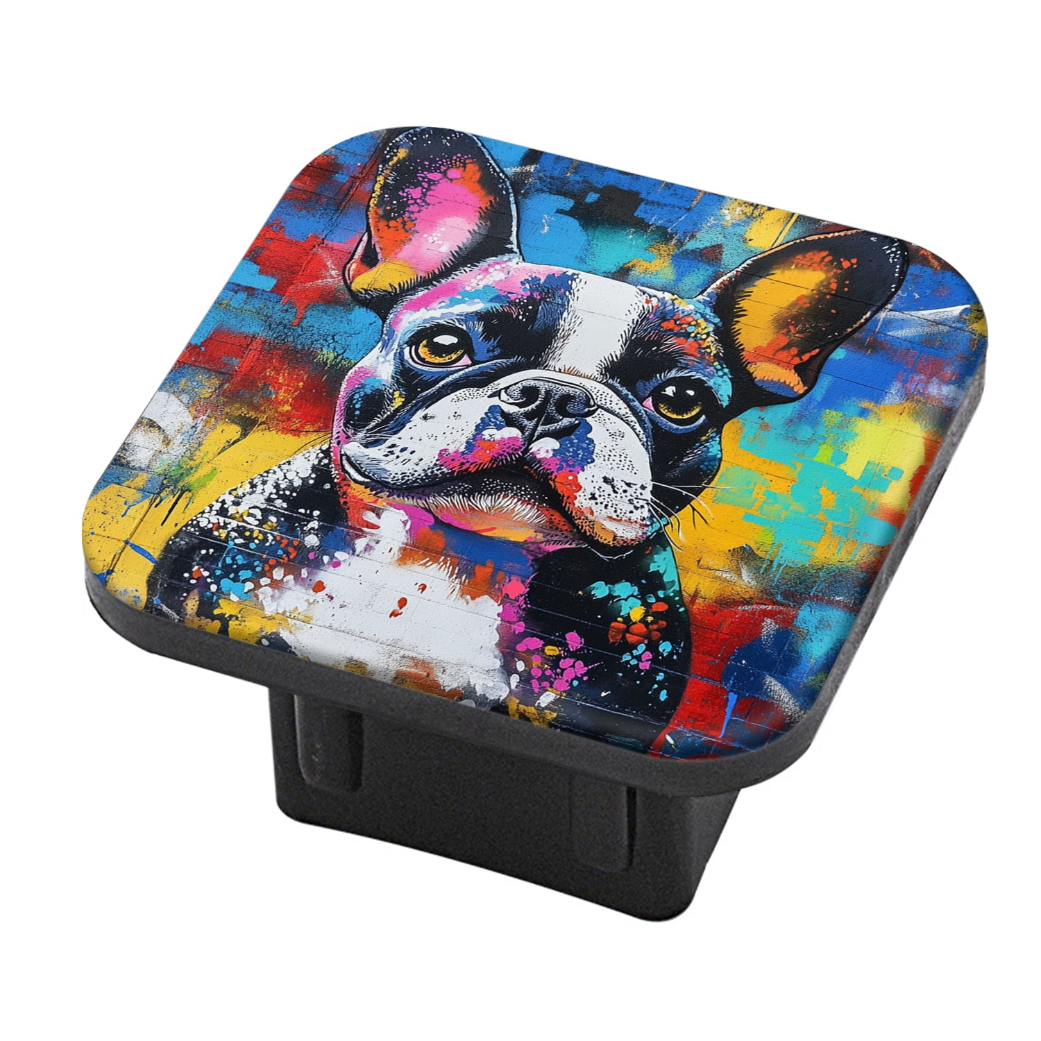 Hitch Cover Fits For 2-Inch Hitch,French Bulldog Portrait In A Spray ...