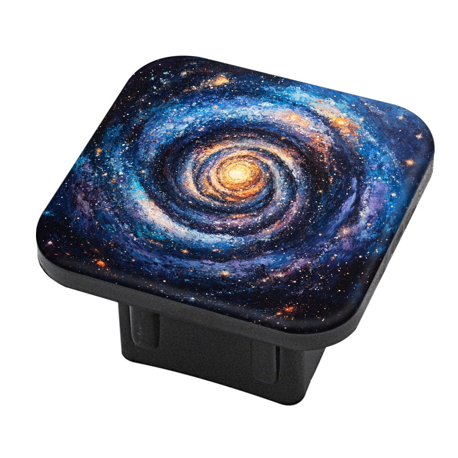 Hitch Cover Fits For 2-Inch Hitch,Gorgeous Cosmic - Spiral Artrubber ...