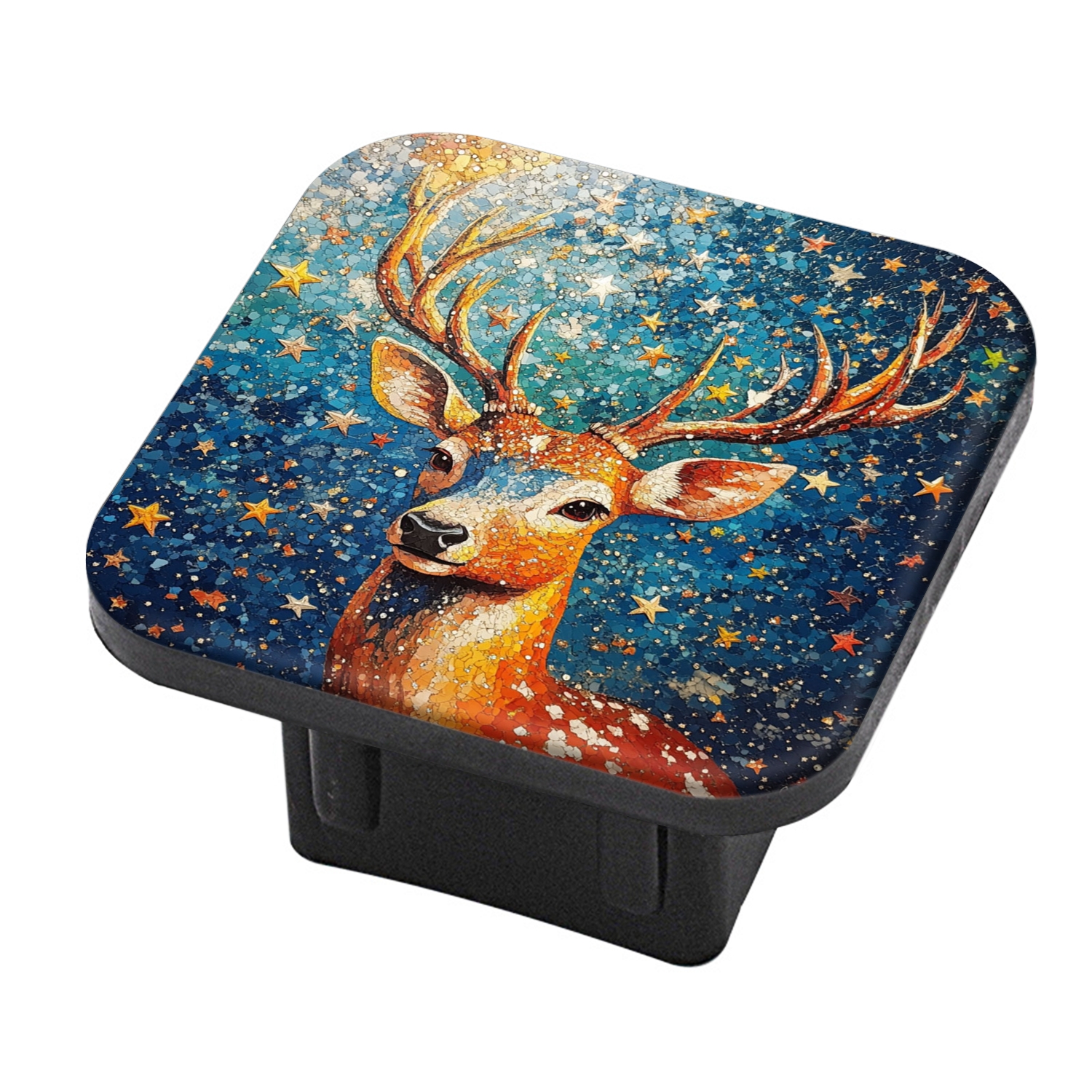 Hitch Cover Fits For 2-Inch Hitch,Largeantlers Deer On Dreamlike ...