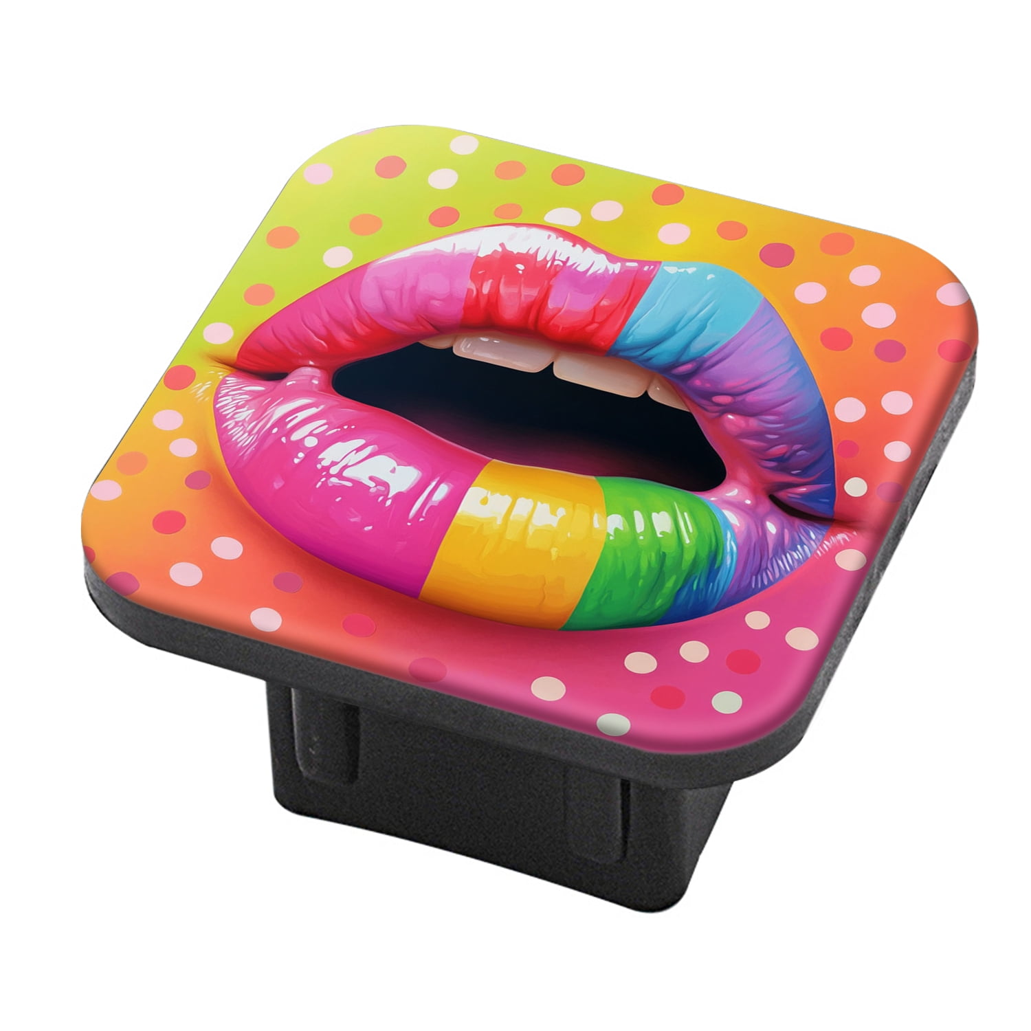 Hitch Cover Fits For 2-Inch Hitch,Lips With A Polka - Dot ...