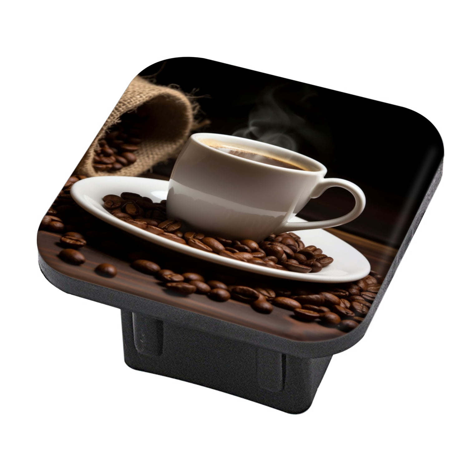 Hitch Cover Fits For 2-Inch Hitch,Photo Of Coffee Cup With Steaming Hot ...