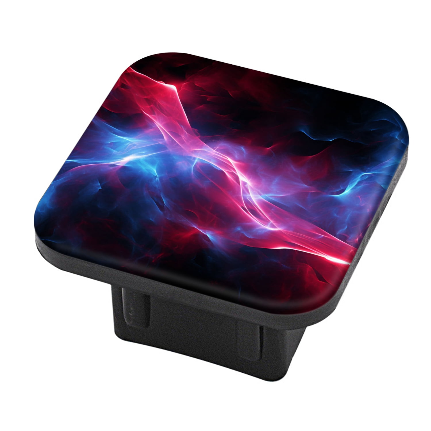 Hitch Cover Fits For 2-Inch Hitch,Red And Blue Glowing Energy Waves ...