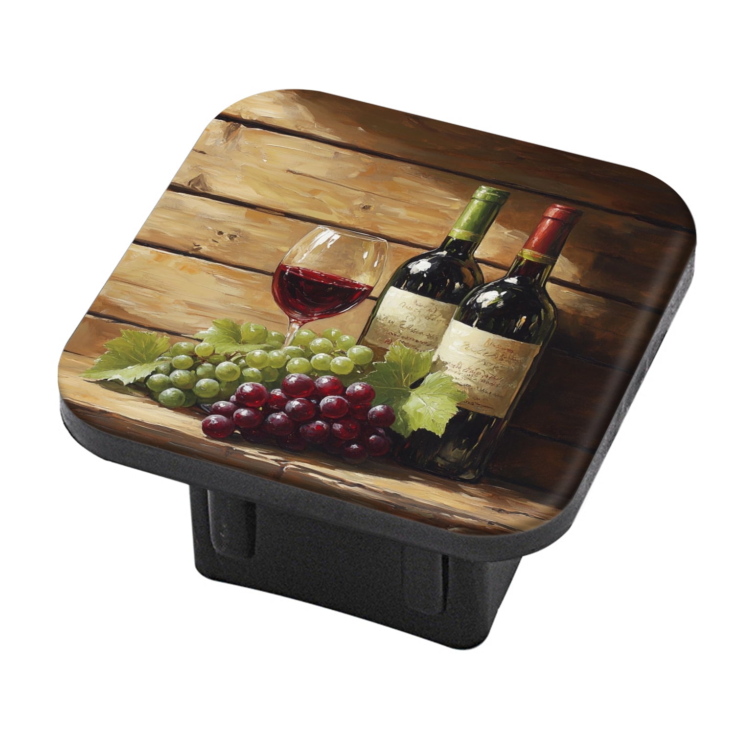 Hitch Cover Fits For 2-Inch Hitch,Richness Of Red Wine In Rustic ...