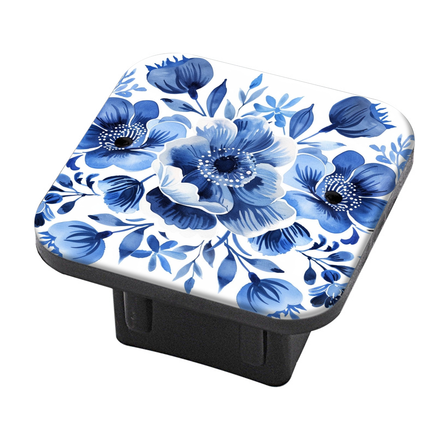 Hitch Cover Fits For 2-Inch Hitch,Seamless Pattern Of Large Blue ...