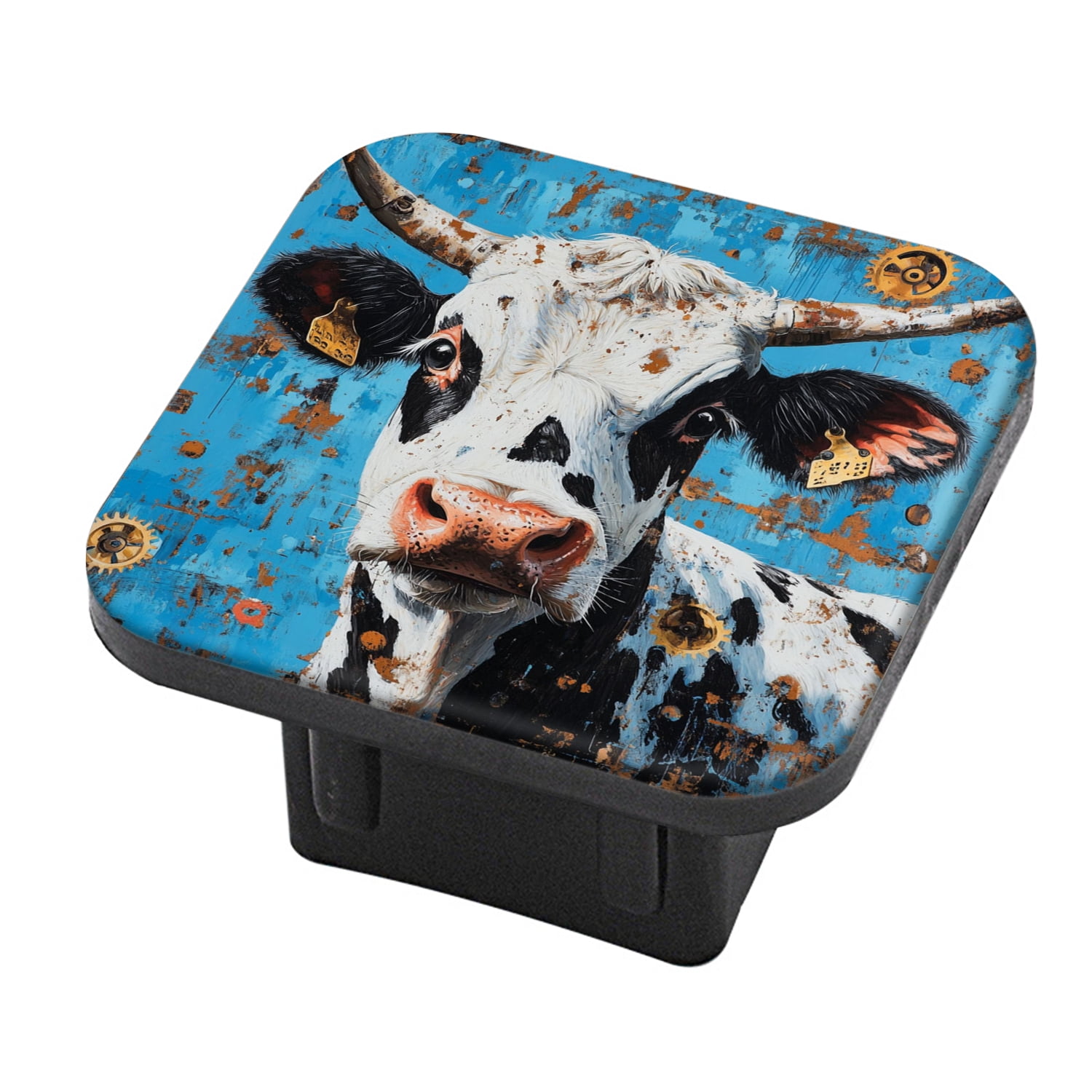 Hitch Cover Fits For 2-Inch Hitch,Steampunk - Inspired Cow ...
