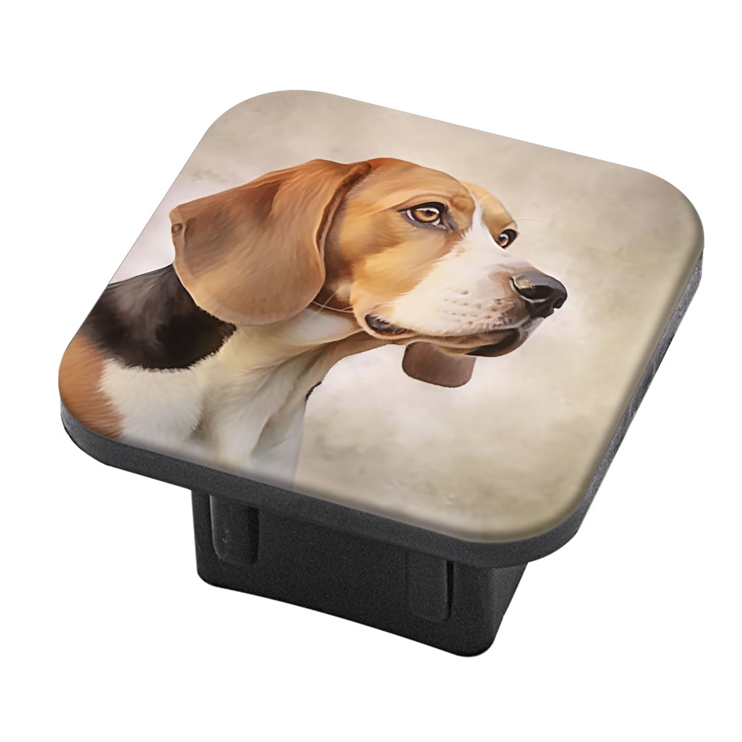 Hitch Cover Fits For 2-Inch Hitch,The Beagle Looks To One Side With ...