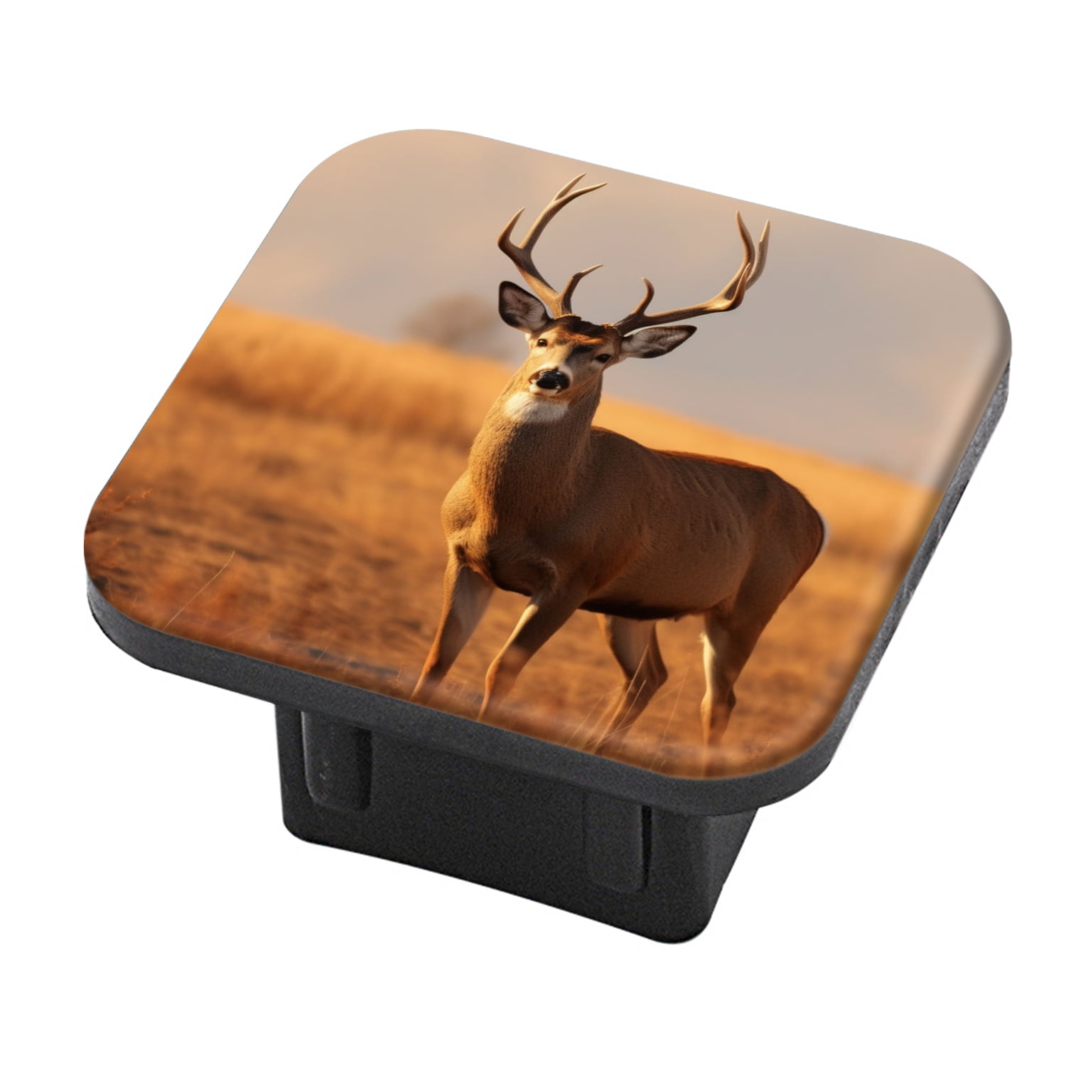 Hitch Cover Fits For 2-Inch Hitch,White-Tailed Deer Standing In Open ...