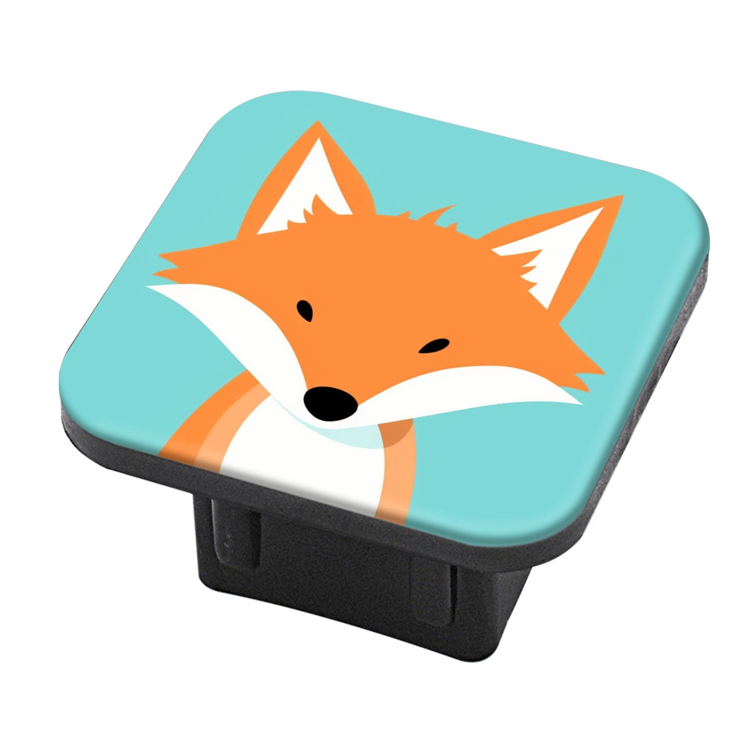 Hitch Cover Fits For 2-Inch Hitch,Cute Fox In The Stylerubber Trailer ...