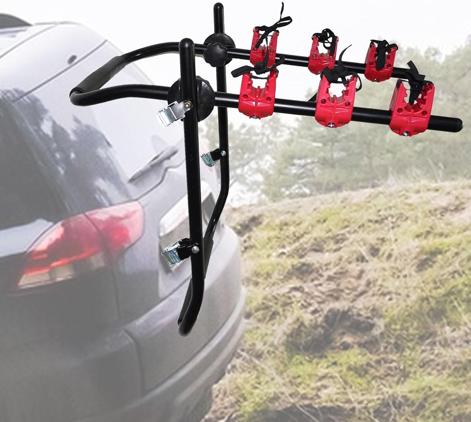 Hitch Mount Bike Rack 3-Bike Rack, Bicycle Carrier Racks for Cars ...
